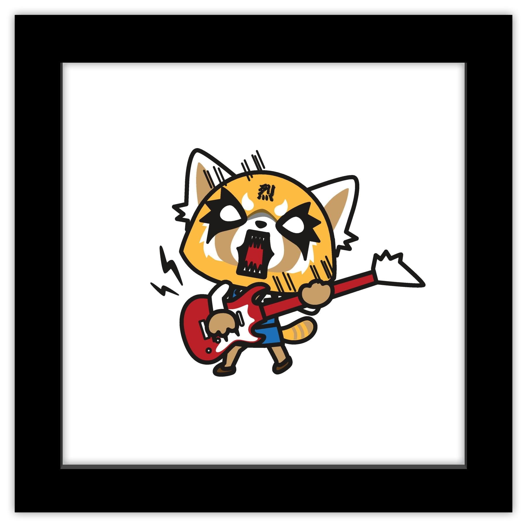 Gallery Pops Sanrio Aggretsuko - Retsuko Death Metal Guitar Wall Art ...