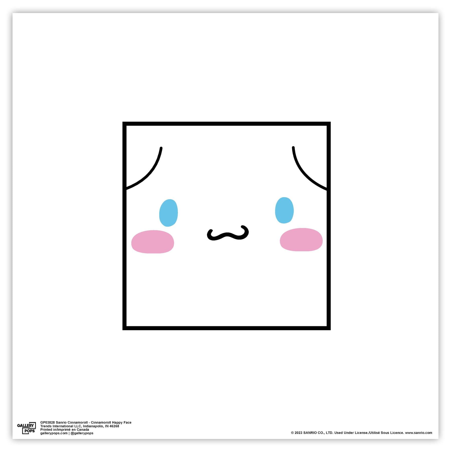 Gallery Pops Sanrio Cinnamoroll - Cinnamoroll Happy Face Wall Art ...