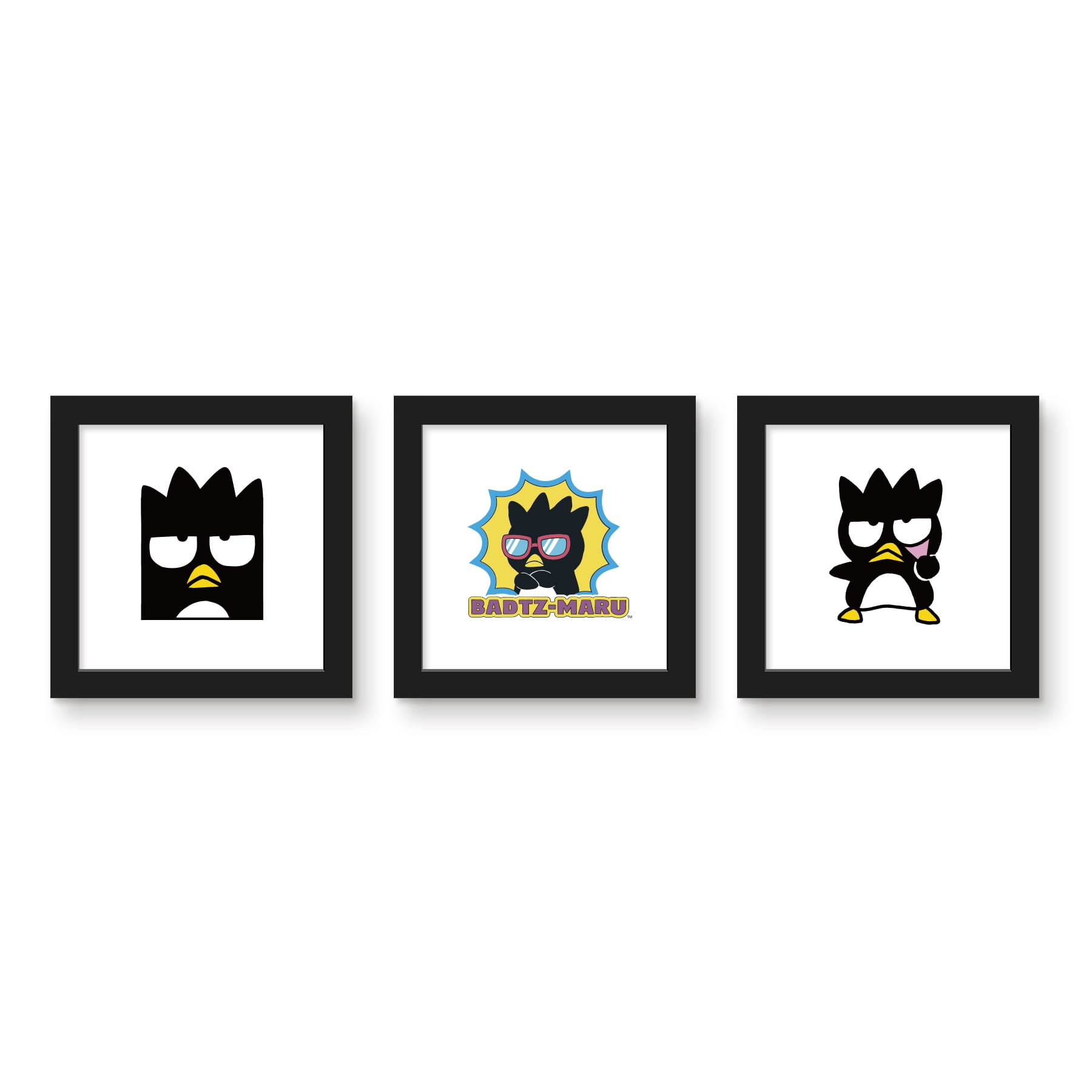 Gallery Pops Sanrio Hello Kitty - Badtz-Maru Wall Art Bundle (3-Pack ...