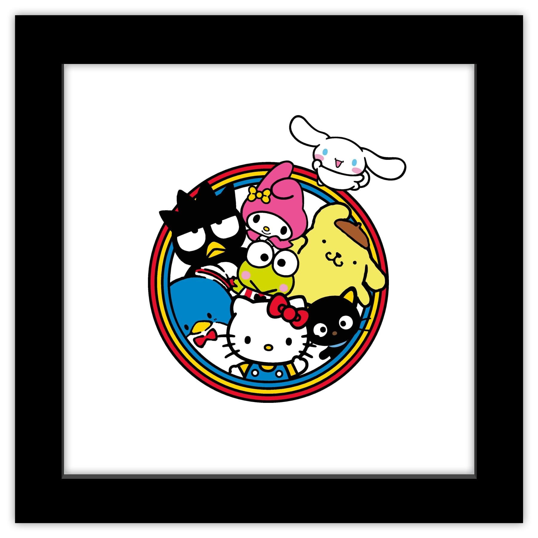 Gallery Pops Sanrio Hello Kitty and Friends - Group Badge Wall Art ...