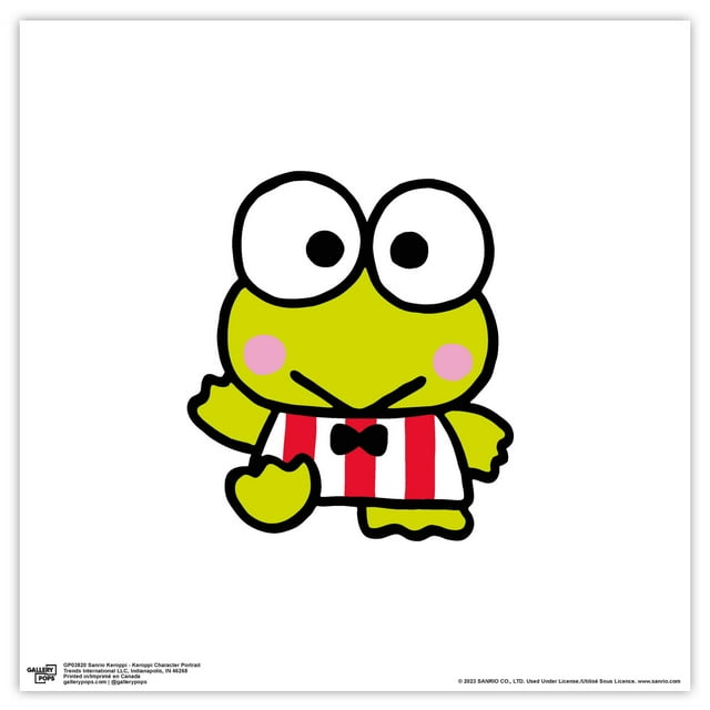 Gallery Pops Sanrio Keroppi - Keroppi Character Portrait Wall Art ...