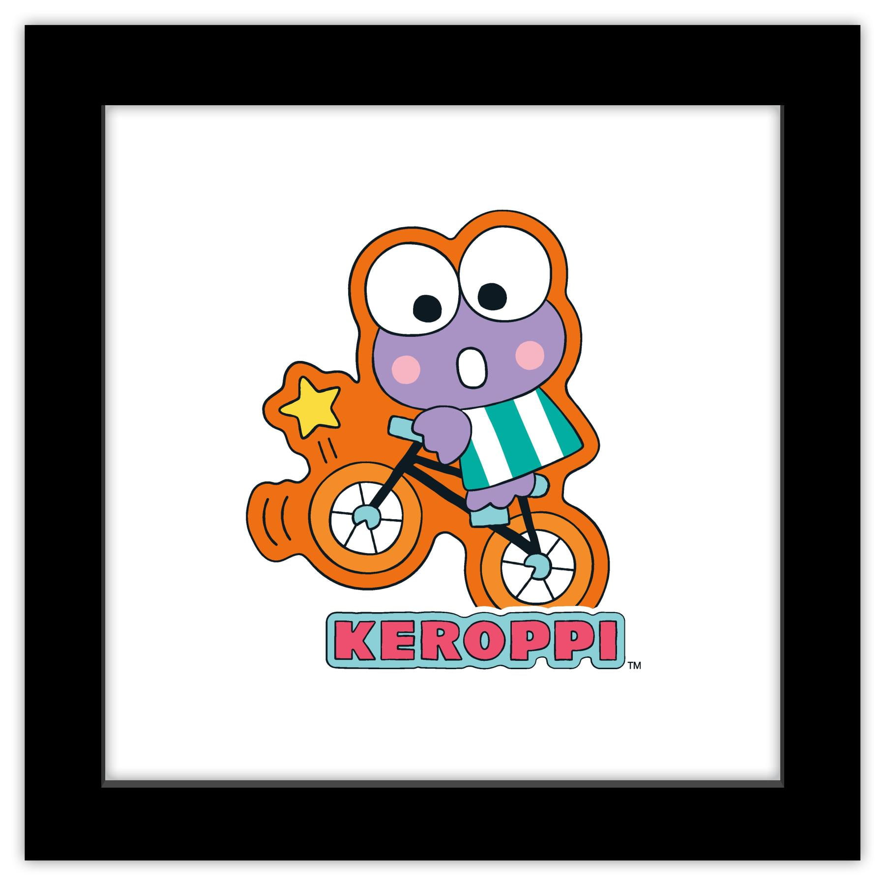 Gallery Pops Sanrio Keroppi - Keroppi Sticker Graphic Wall Art, Black ...