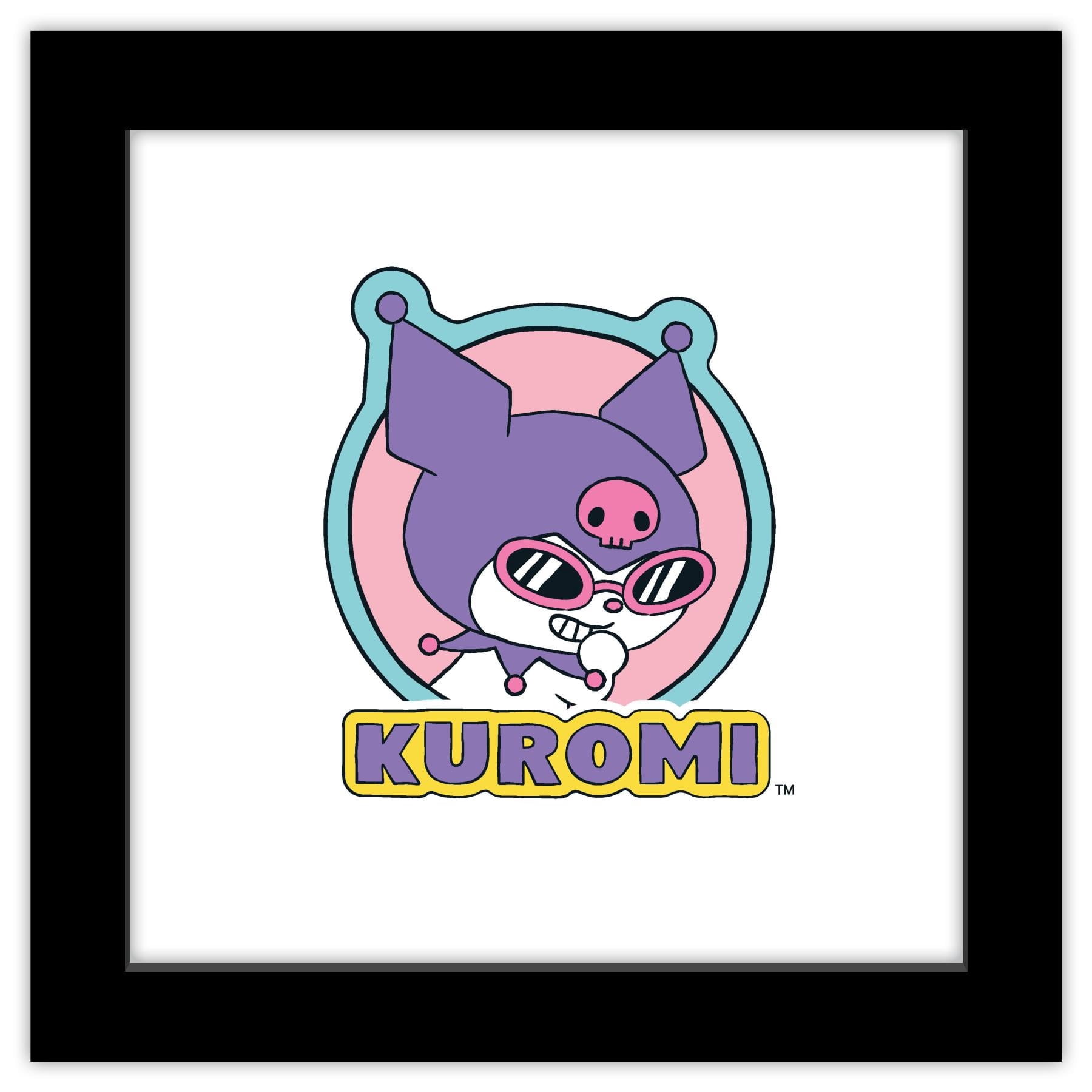 Gallery Pops Sanrio Kuromi - Kuromi Sticker Graphic Wall Art, Black ...