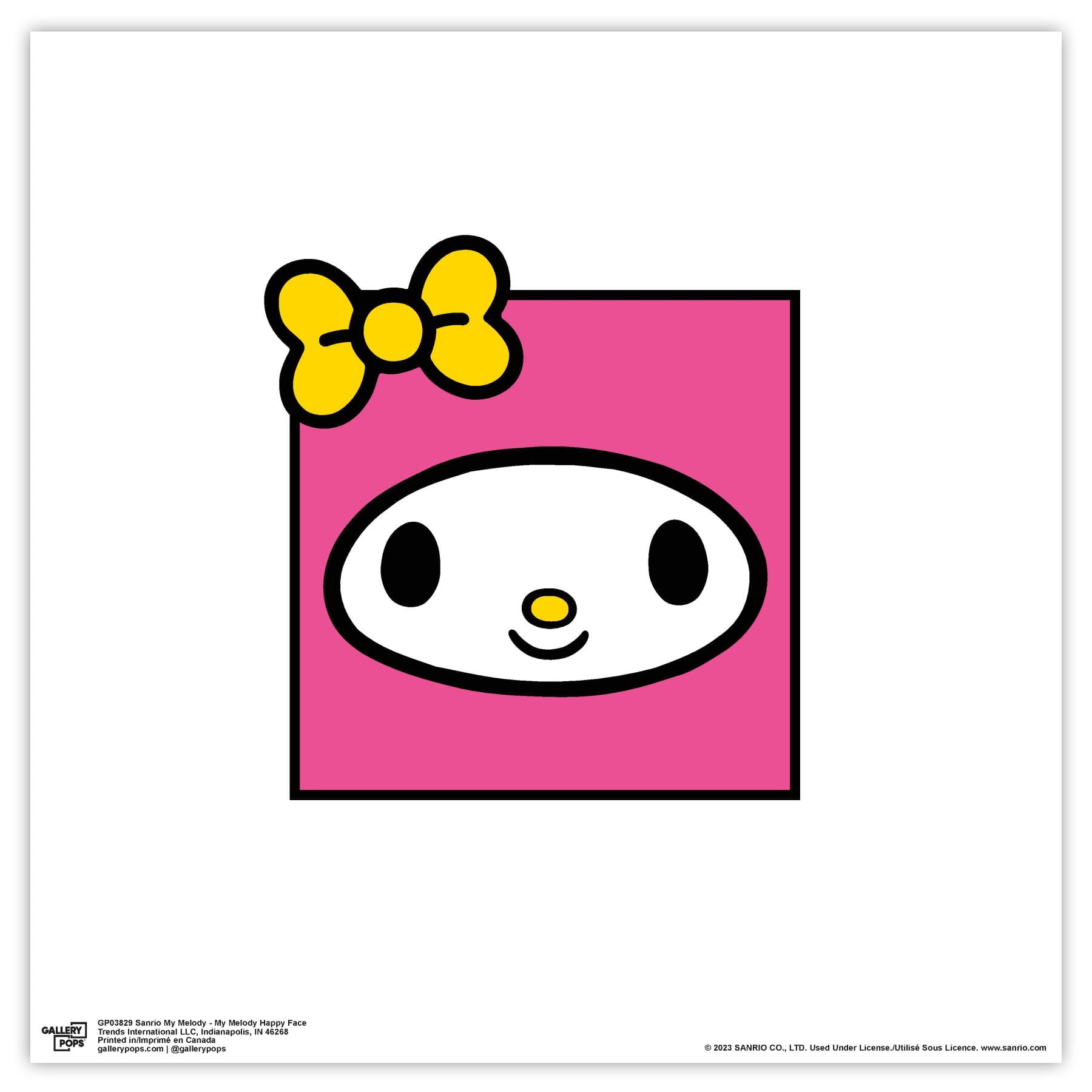 Gallery Pops Sanrio My Melody - My Melody Happy Face Wall Art, Unframed ...