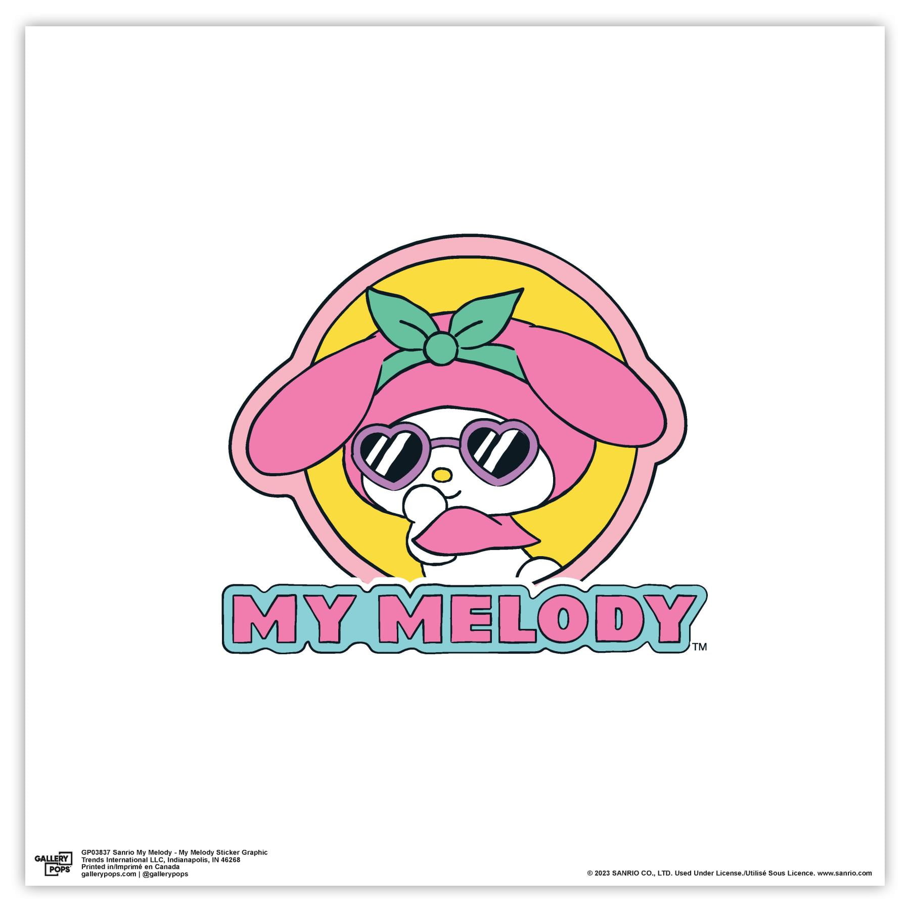 Gallery Pops Sanrio My Melody - My Melody Sticker Graphic Wall Art ...