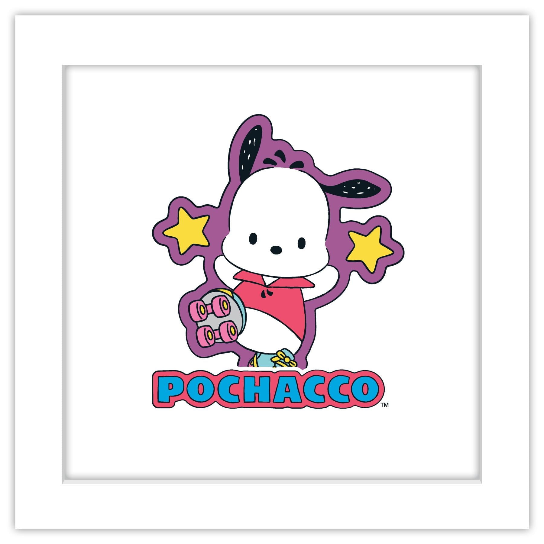 Gallery Pops Sanrio Pochacco - Pochacco Sticker Graphic Wall Art, White ...