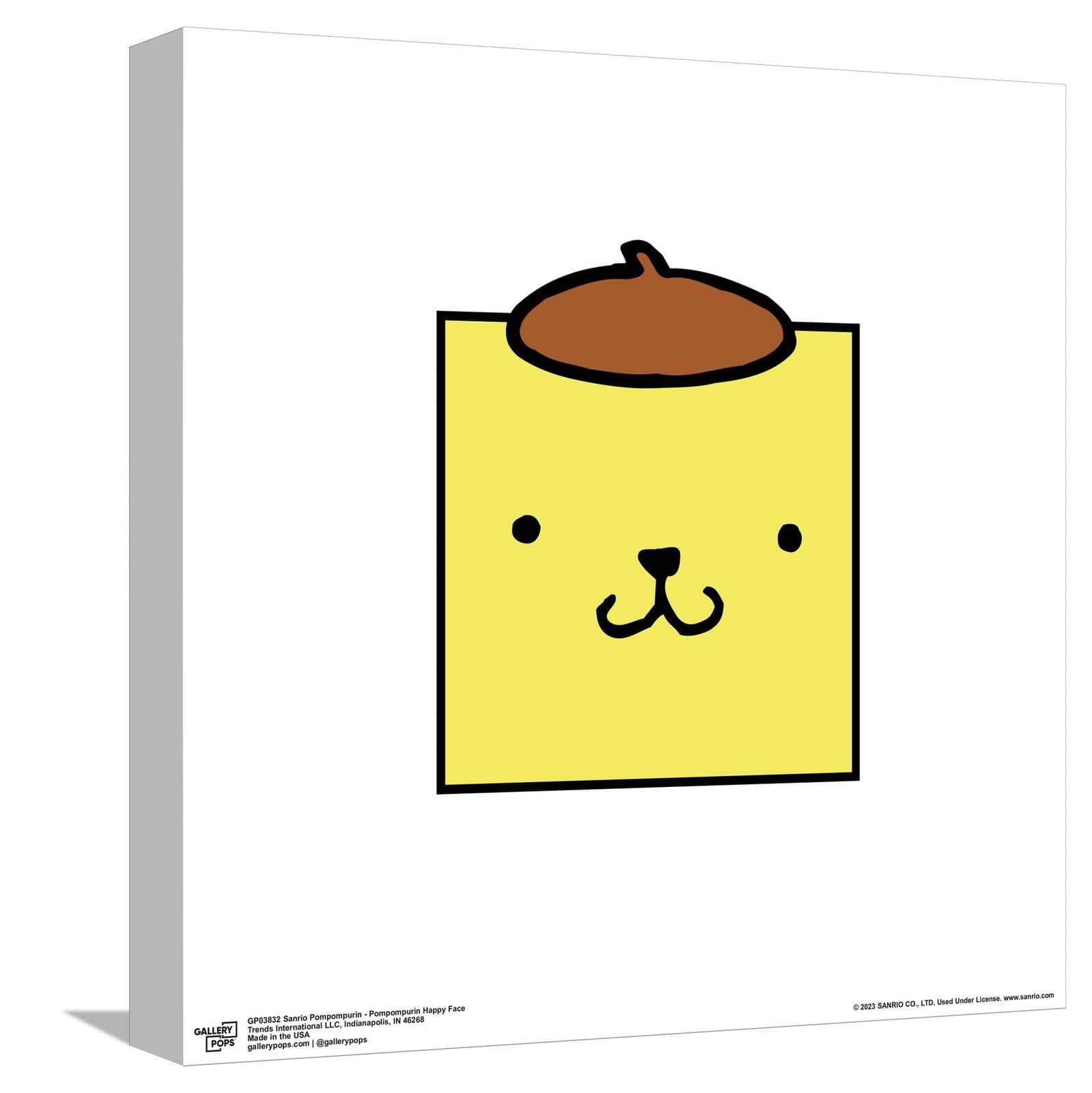 Gallery Pops Sanrio Pompompurin - Pompompurin Happy Face Canvas Wall ...