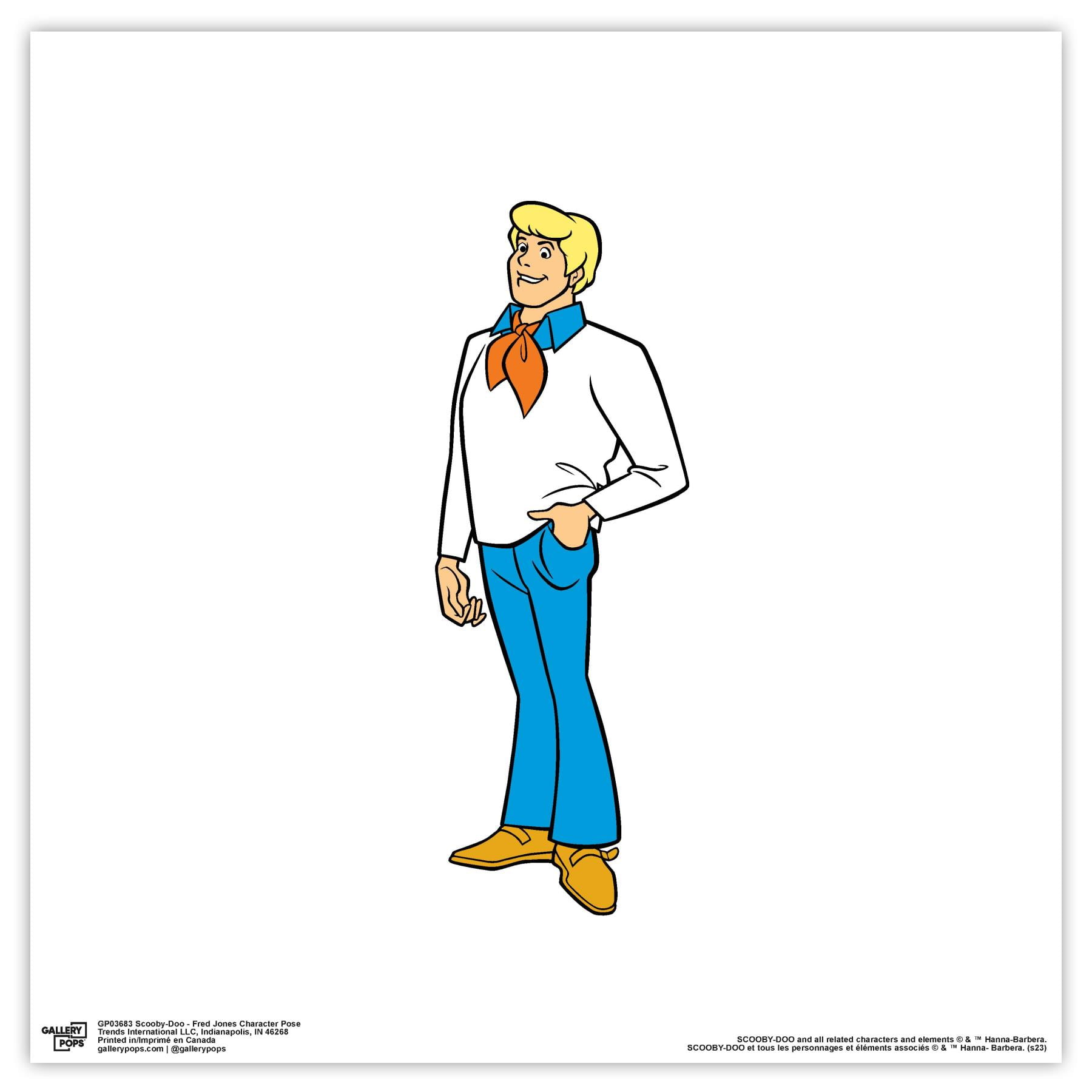 Gallery Pops Scooby Doo Fred Jones Character Pose Wall Art Unframed