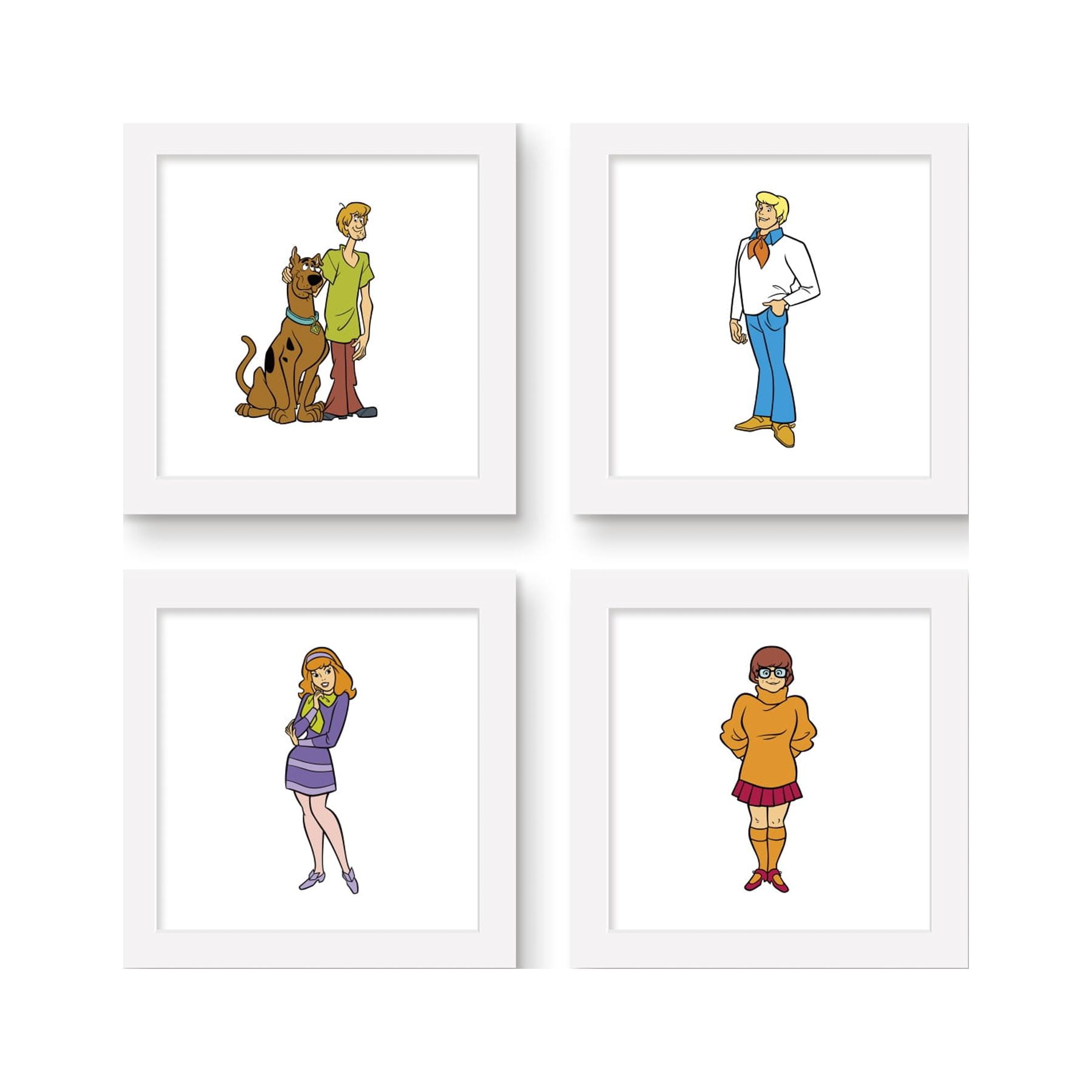 Gallery Pops Scooby-Doo - Mystery Crew Wall Art Bundle (4-Pack ...