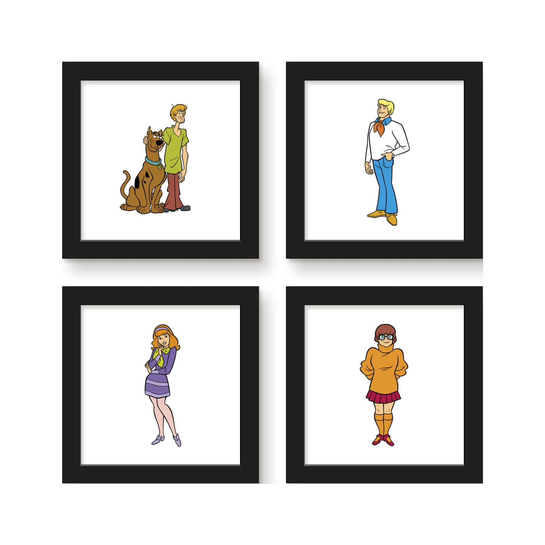 Gallery Pops Scooby-Doo - Mystery Crew Wall Art Bundle (4-Pack ...