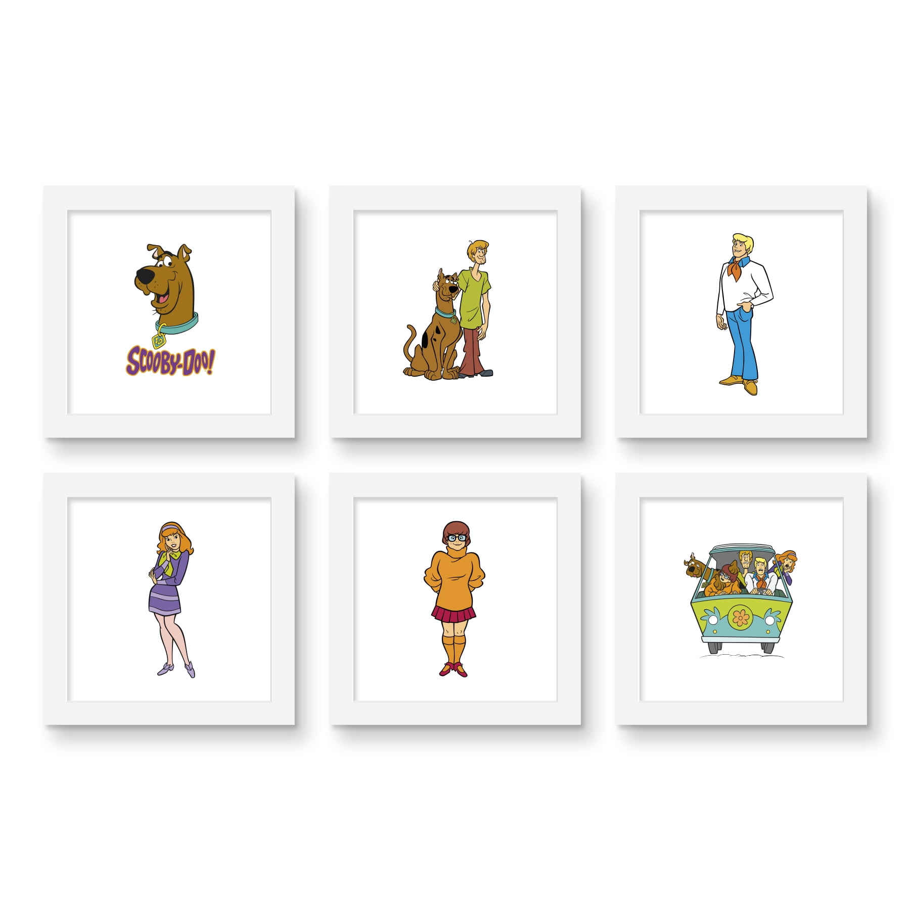 Gallery Pops Scooby-Doo - Mystery Crew Wall Art Bundle (6-Pack ...