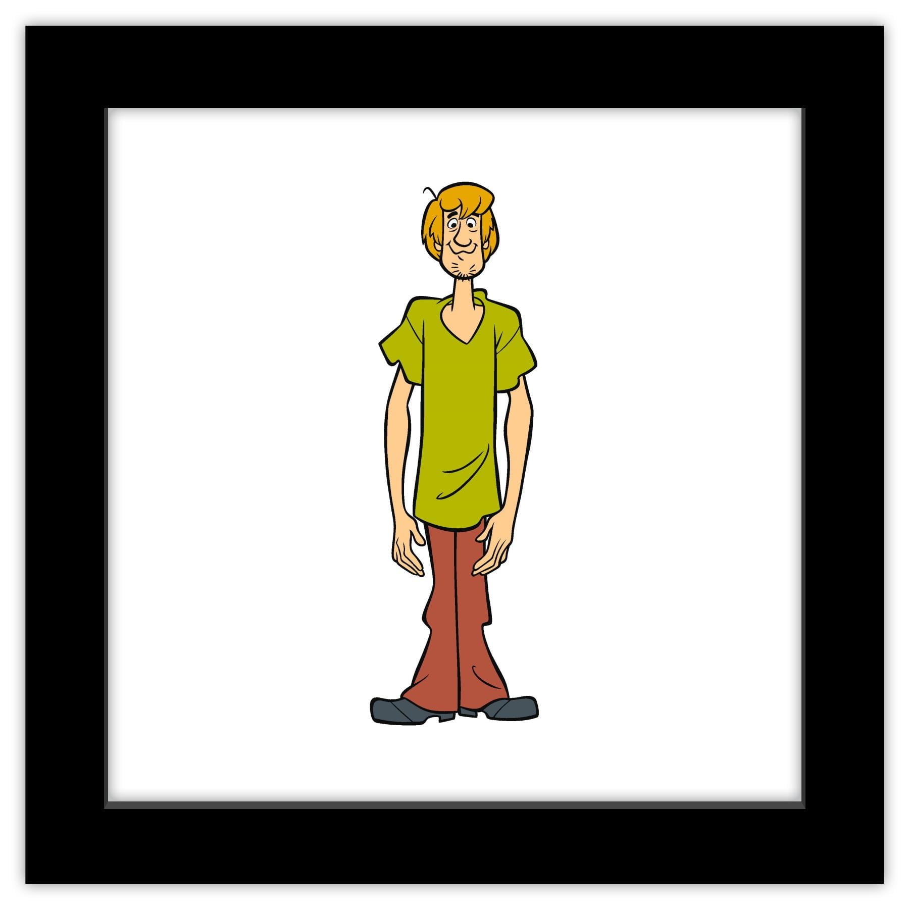Gallery Pops Scooby-Doo - Shaggy Character Pose Wall Art, Black Framed ...