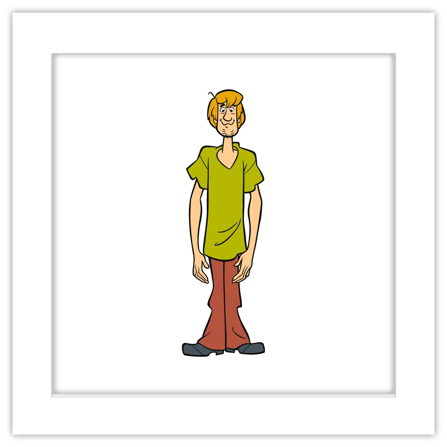 Gallery Pops Scooby-Doo - Shaggy Character Pose Wall Art, White Framed ...