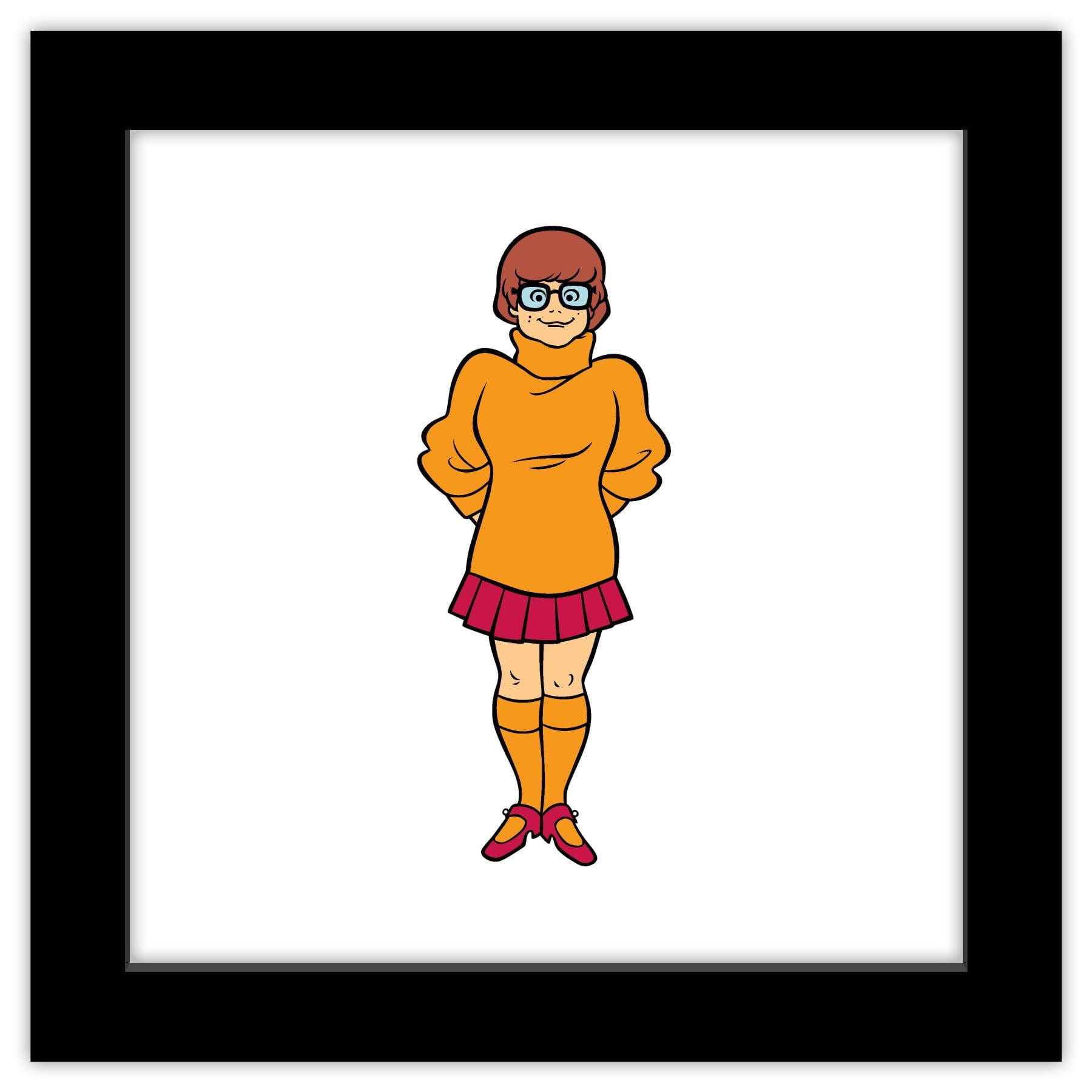 Gallery Pops Scooby-Doo - Velma Dinkley Character Pose Wall Art, Black ...