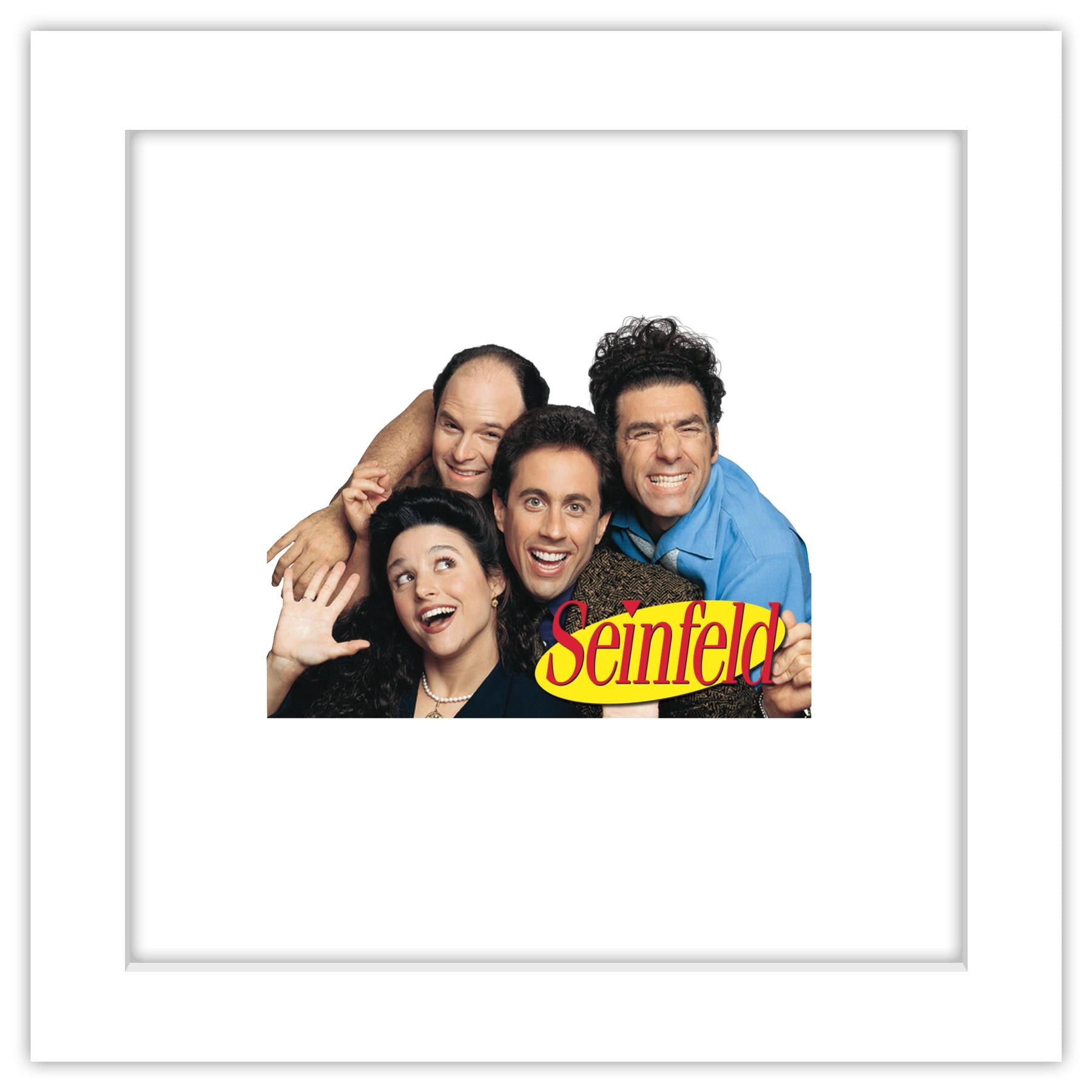 Gallery Pops Seinfeld - Group Logo Wall Art, White Framed Version, 12 ...
