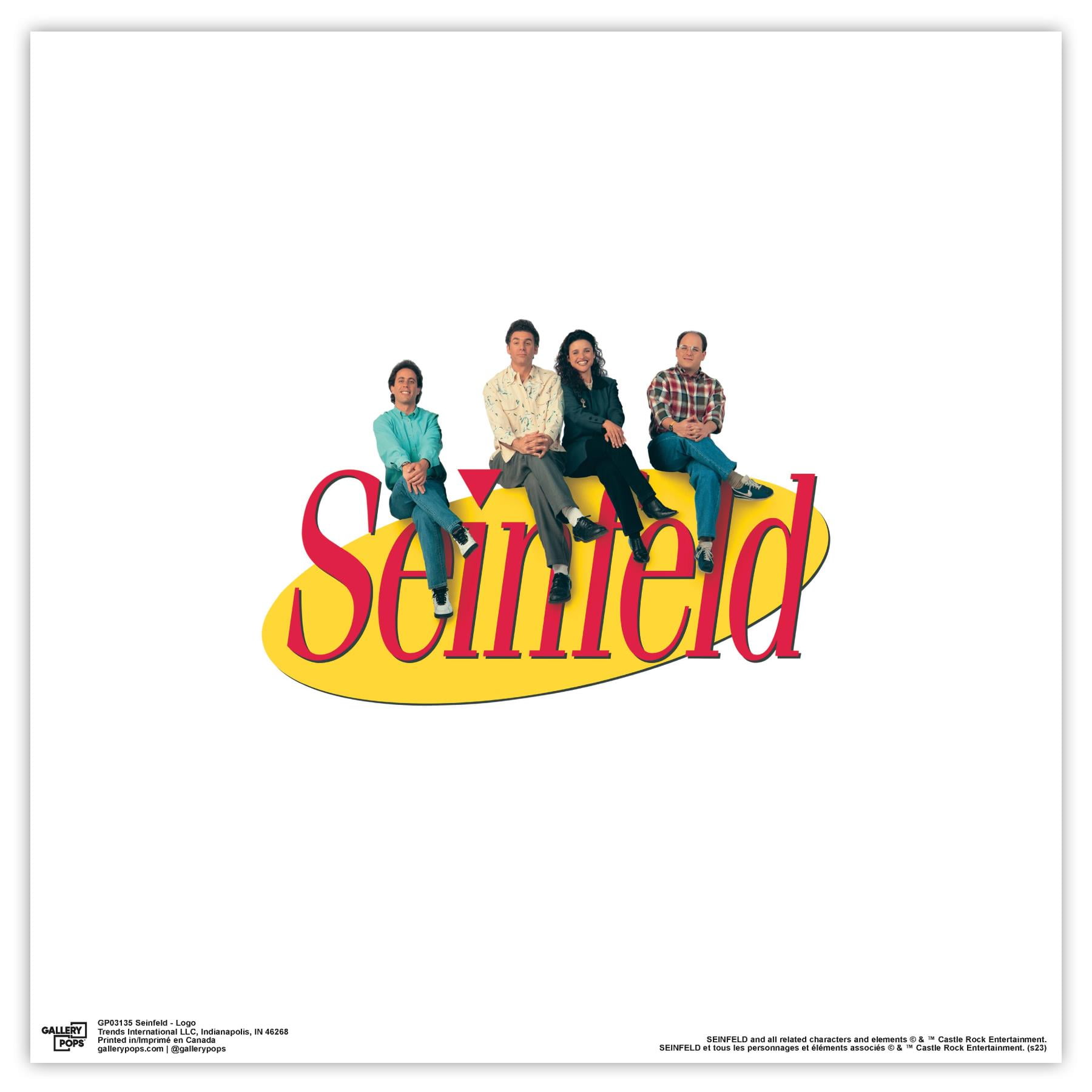 Gallery Pops Seinfeld - Logo Wall Art, Unframed Version, 12" x 12 ...