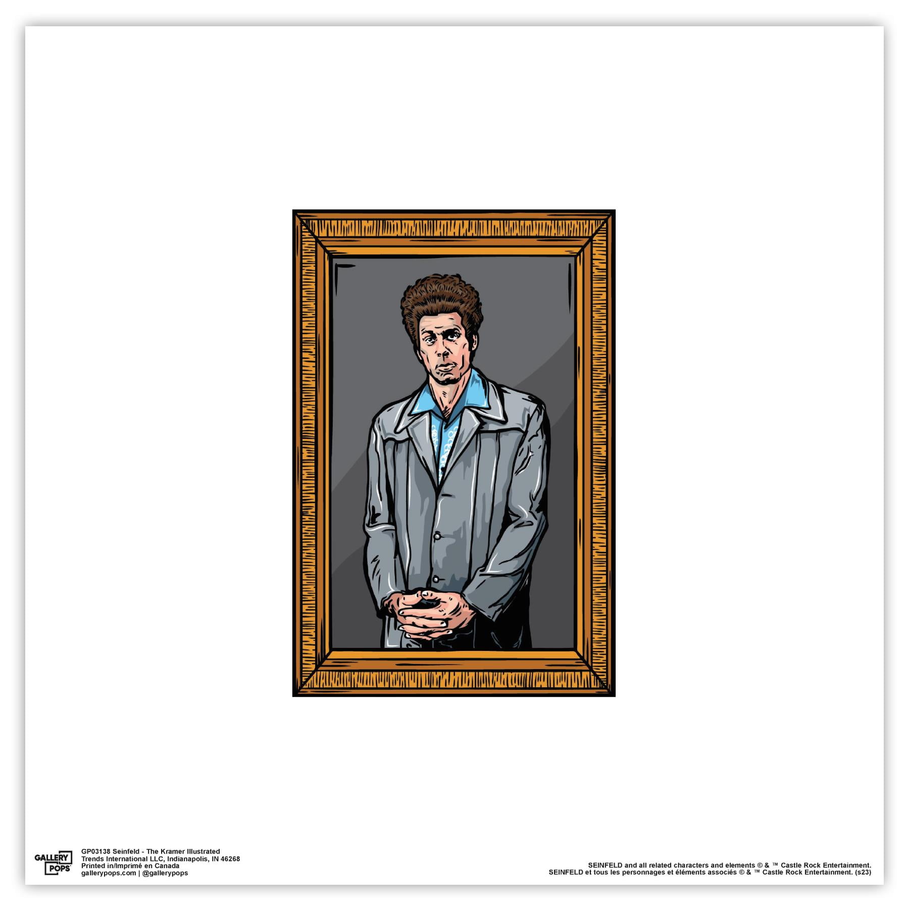 Gallery Pops Seinfeld - The Kramer Illustrated Wall Art, Unframed ...