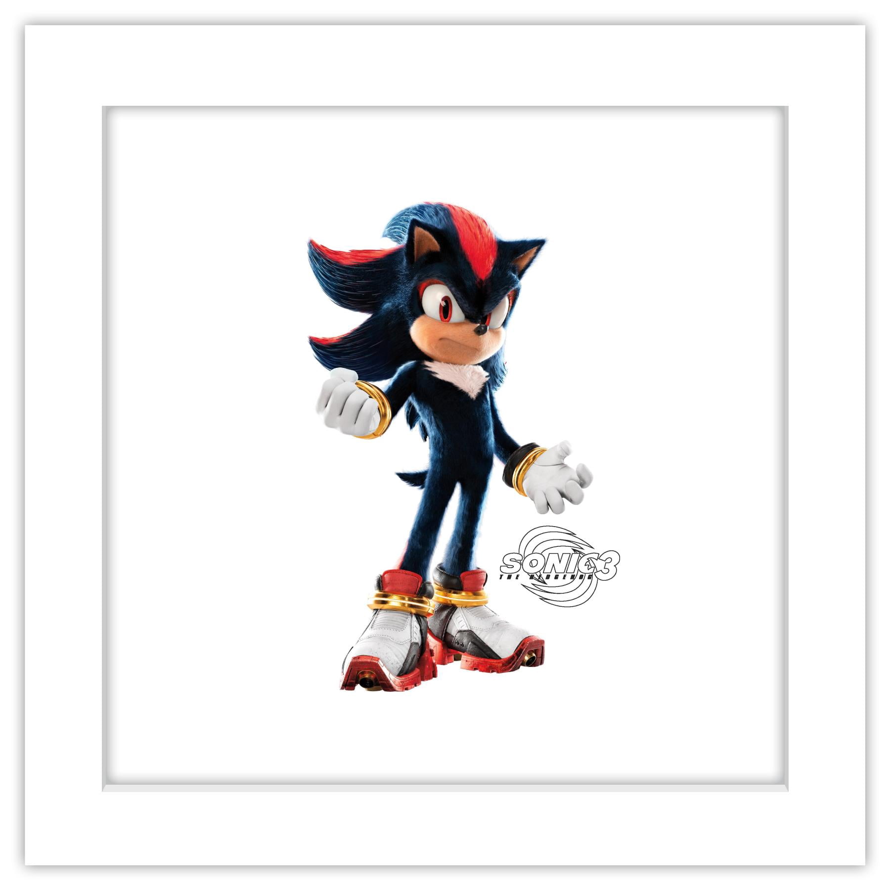 Gallery Pops Sonic the Hedgehog 3 - Shadow Character Wall Art, White ...