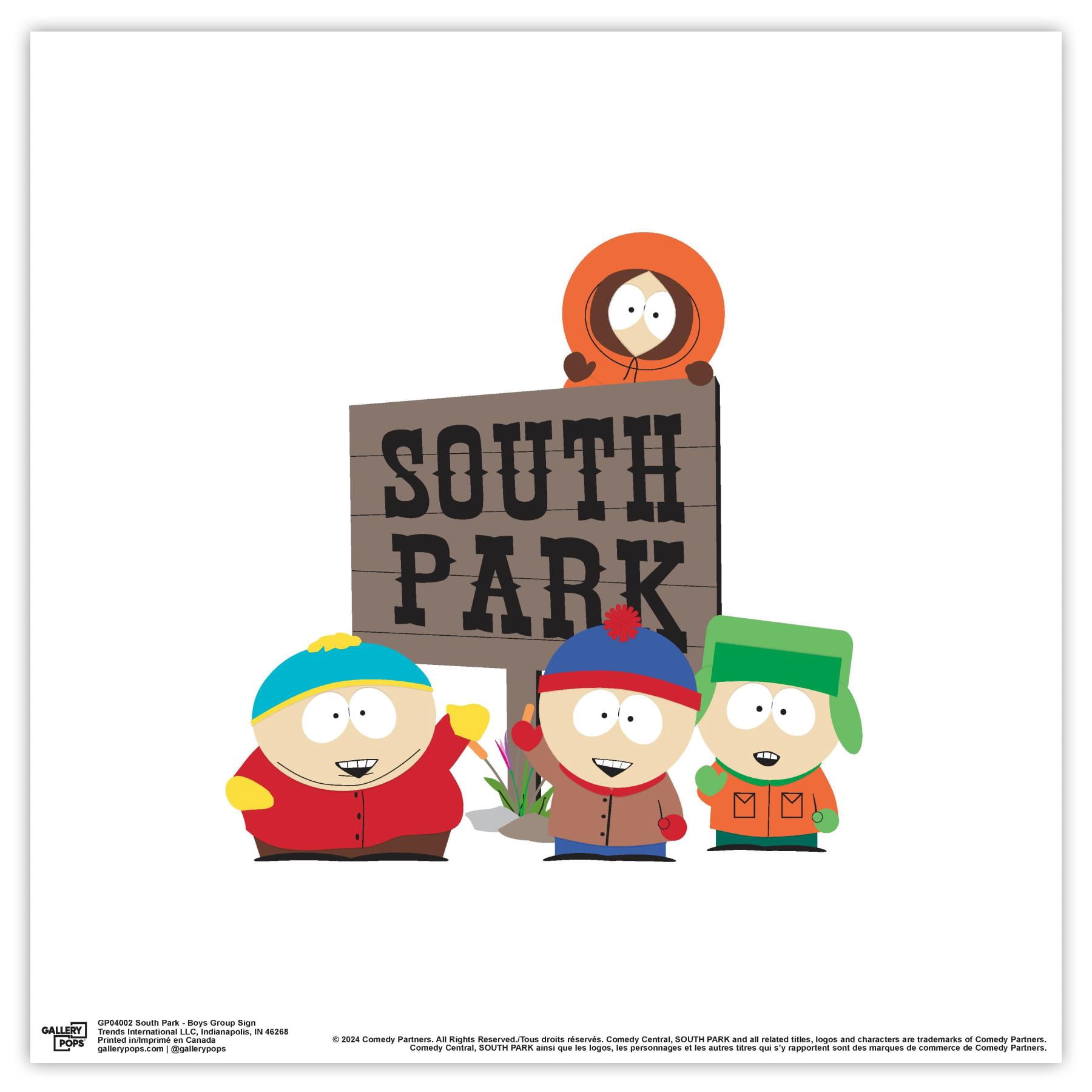 Gallery Pops South Park - Boys Group Sign Wall Art, Unframed Version ...
