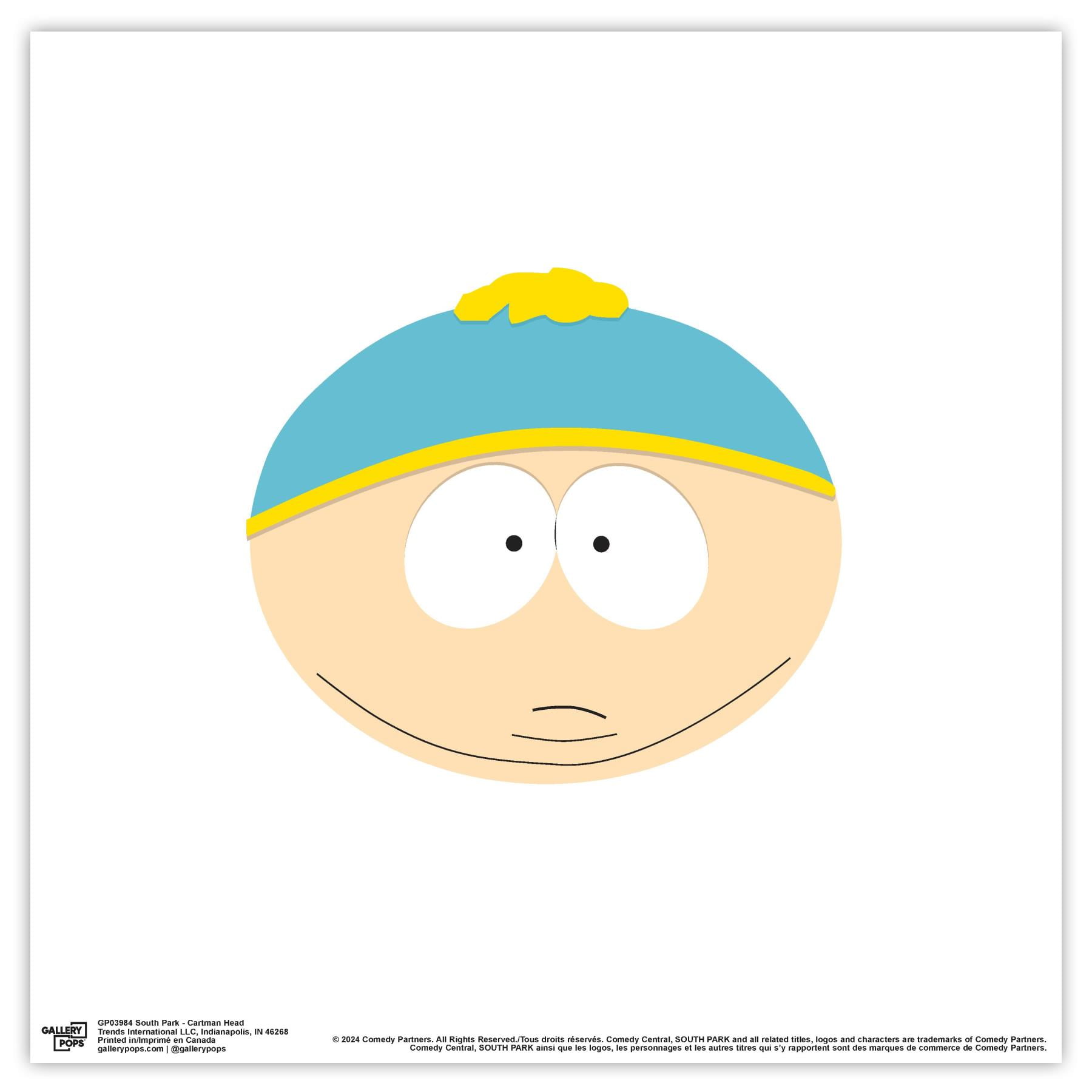 Gallery Pops South Park - Cartman Head Wall Art, Unframed Version, 12 ...