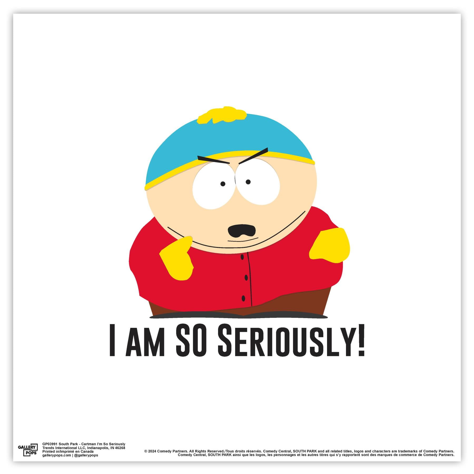 Gallery Pops South Park - Cartman I'm So Seriously Wall Art, Unframed ...