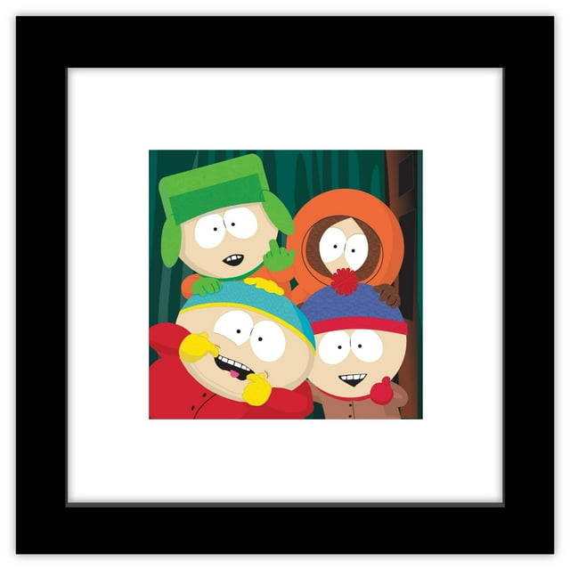 Gallery Pops South Park - Crew Photobooth Wall Art, Black Framed ...