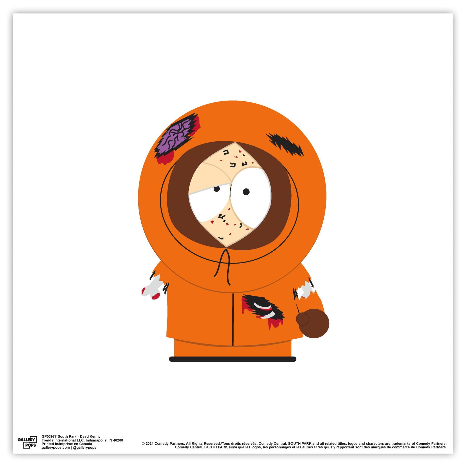 Gallery Pops South Park - Dead Kenny Wall Art, Unframed Version, 12" x ...
