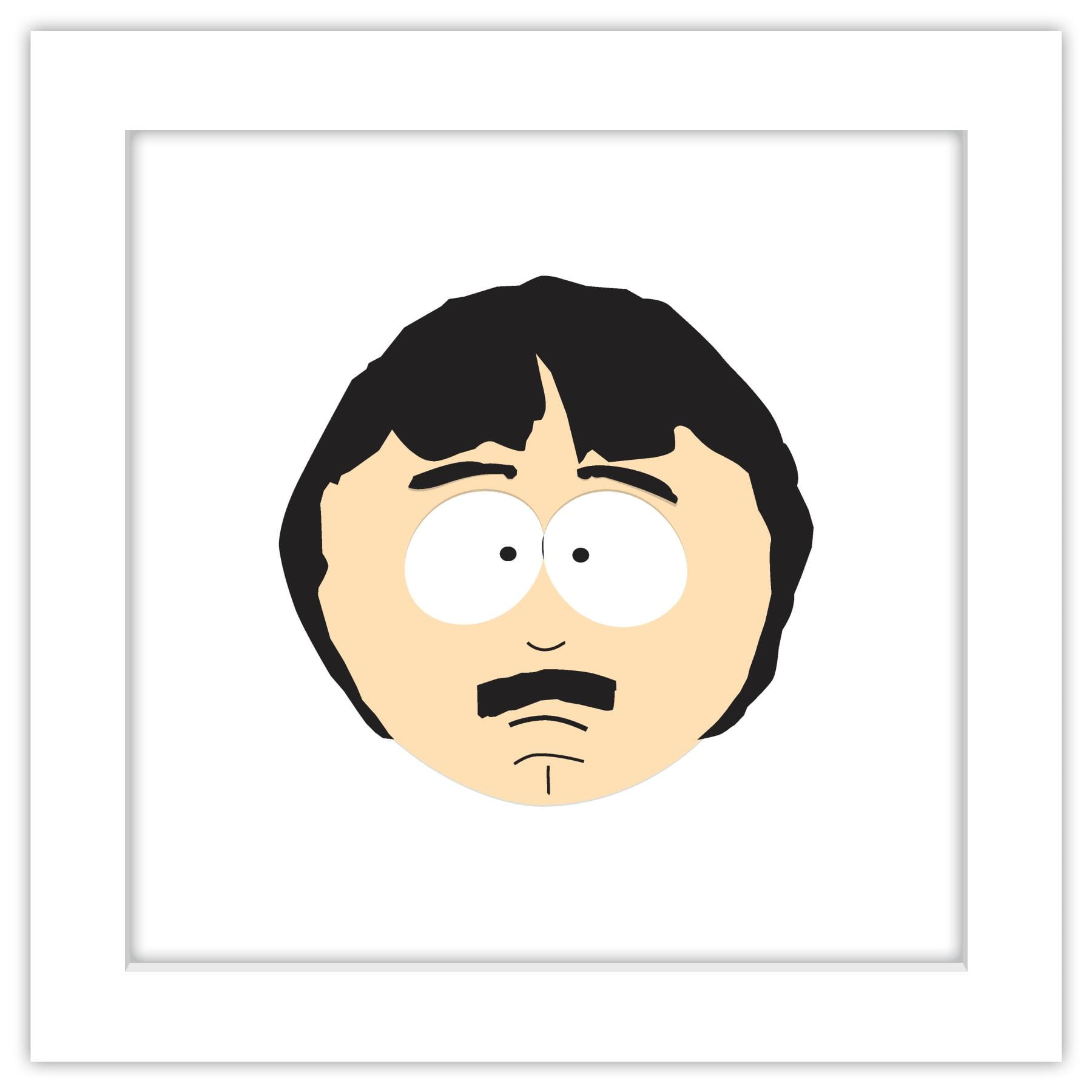 Gallery Pops South Park - Randy Head Wall Art, White Framed Version, 12 ...
