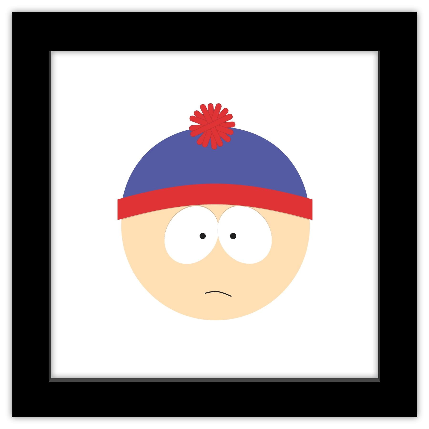 Gallery Pops South Park - Stan Head Wall Art, Black Framed Version, 12 ...