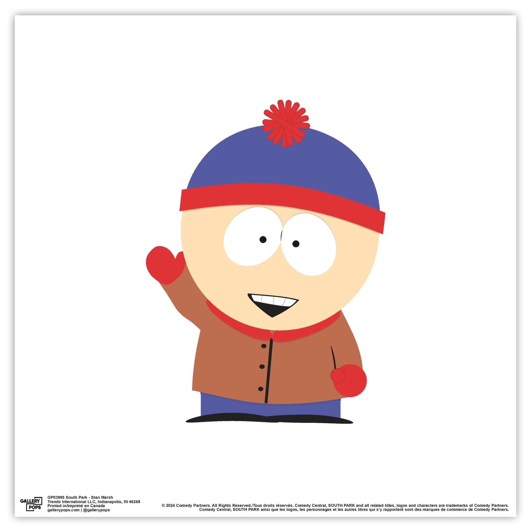 Gallery Pops South Park - Stan Marsh Wall Art, Unframed Version, 12" x ...