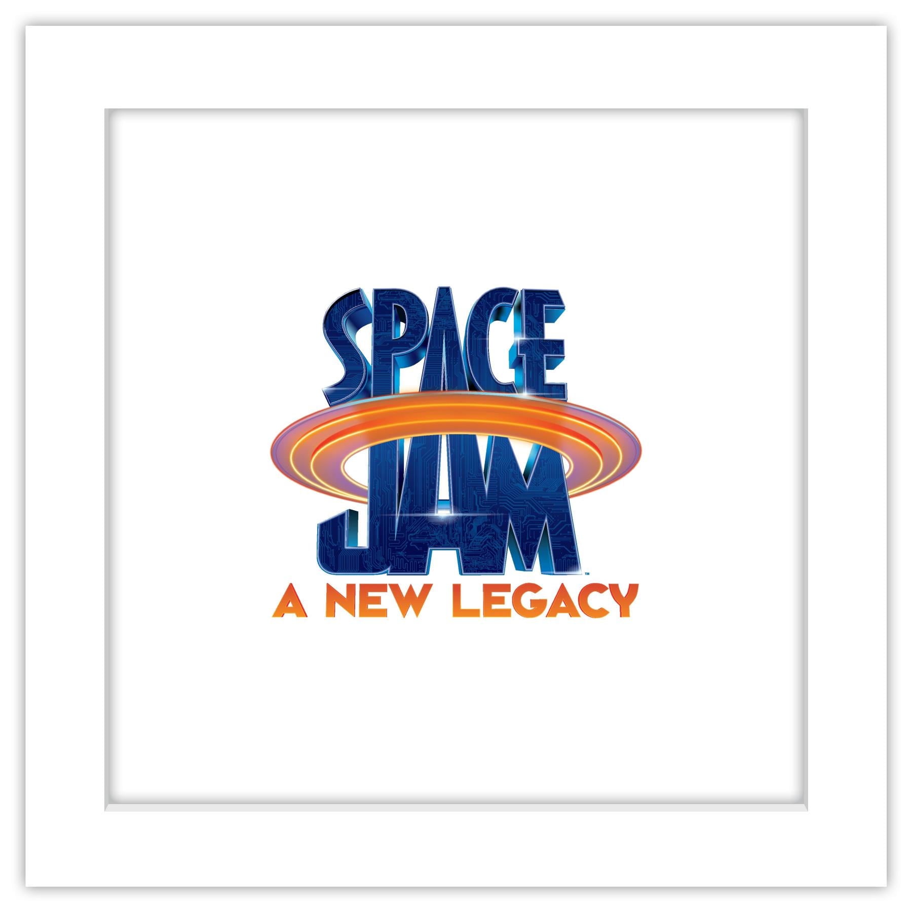 Gallery Pops Space Jam: A New Legacy - Logo Wall Art, White Framed ...
