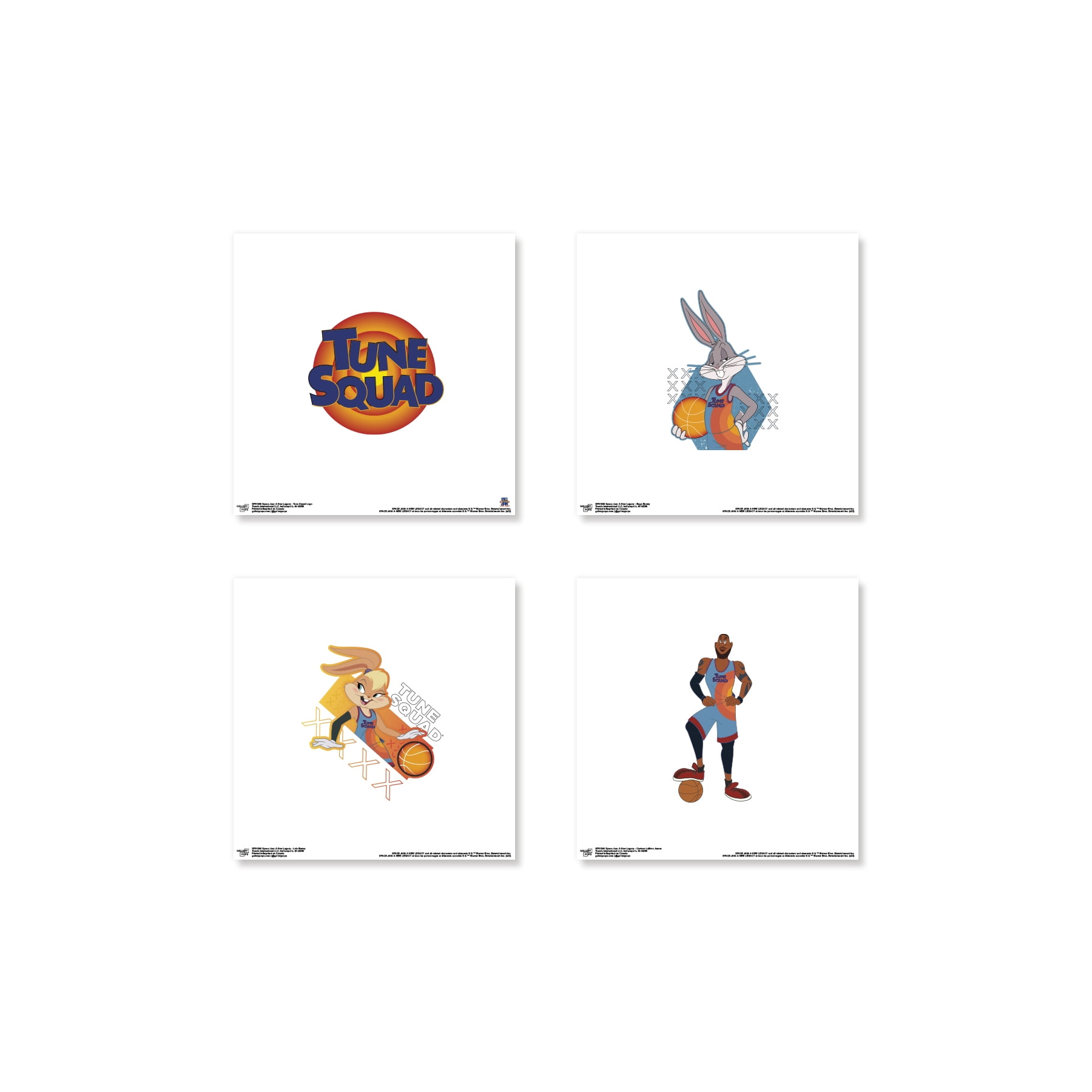 Gallery Pops Space Jam: A New Legacy - Tune Squad Wall Art Bundle (4 ...
