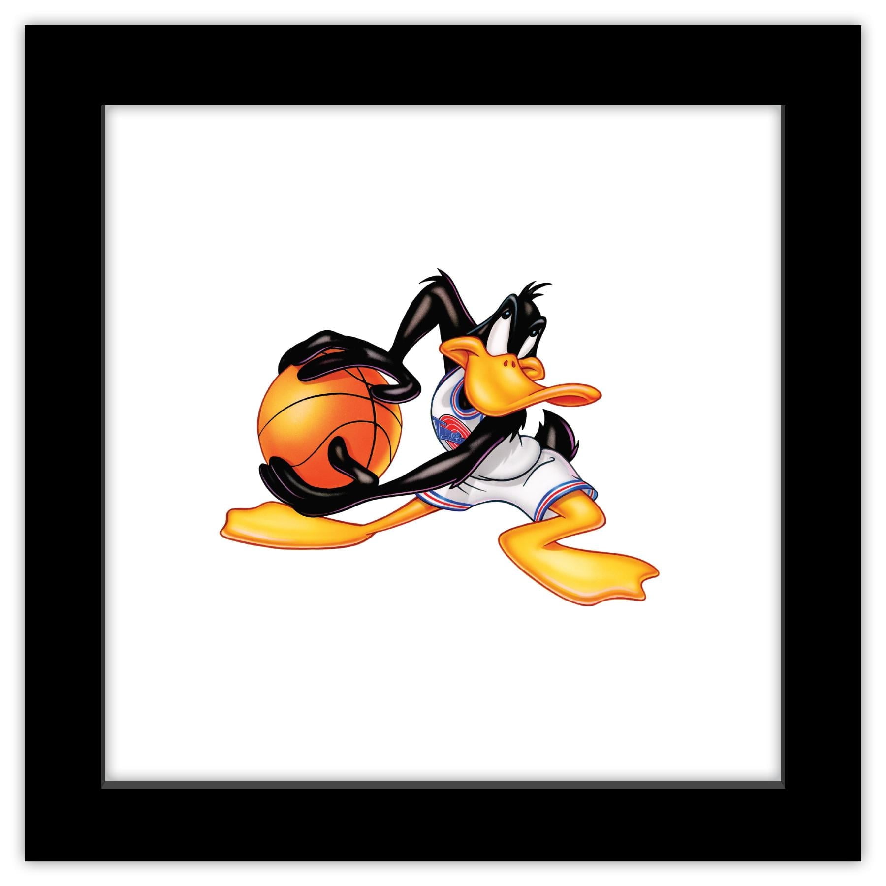 Gallery Pops Space Jam - Daffy Duck Wall Art, Black Framed Version, 12 ...