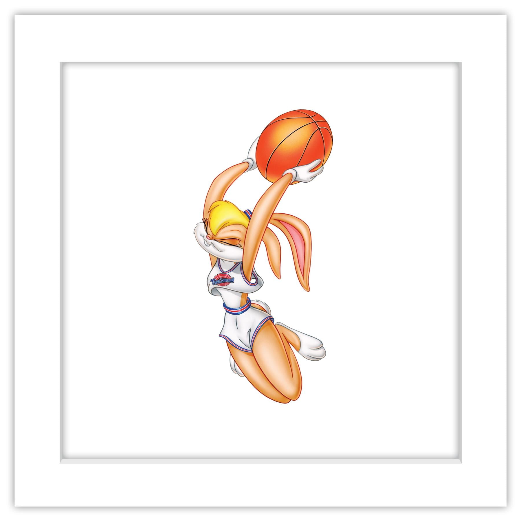 Gallery Pops Space Jam Lola Bunny Wall Art White Framed Version 12