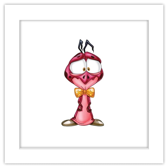 Gallery Pops Space Jam - Nerdluck Bupkus Wall Art, White Framed Version ...
