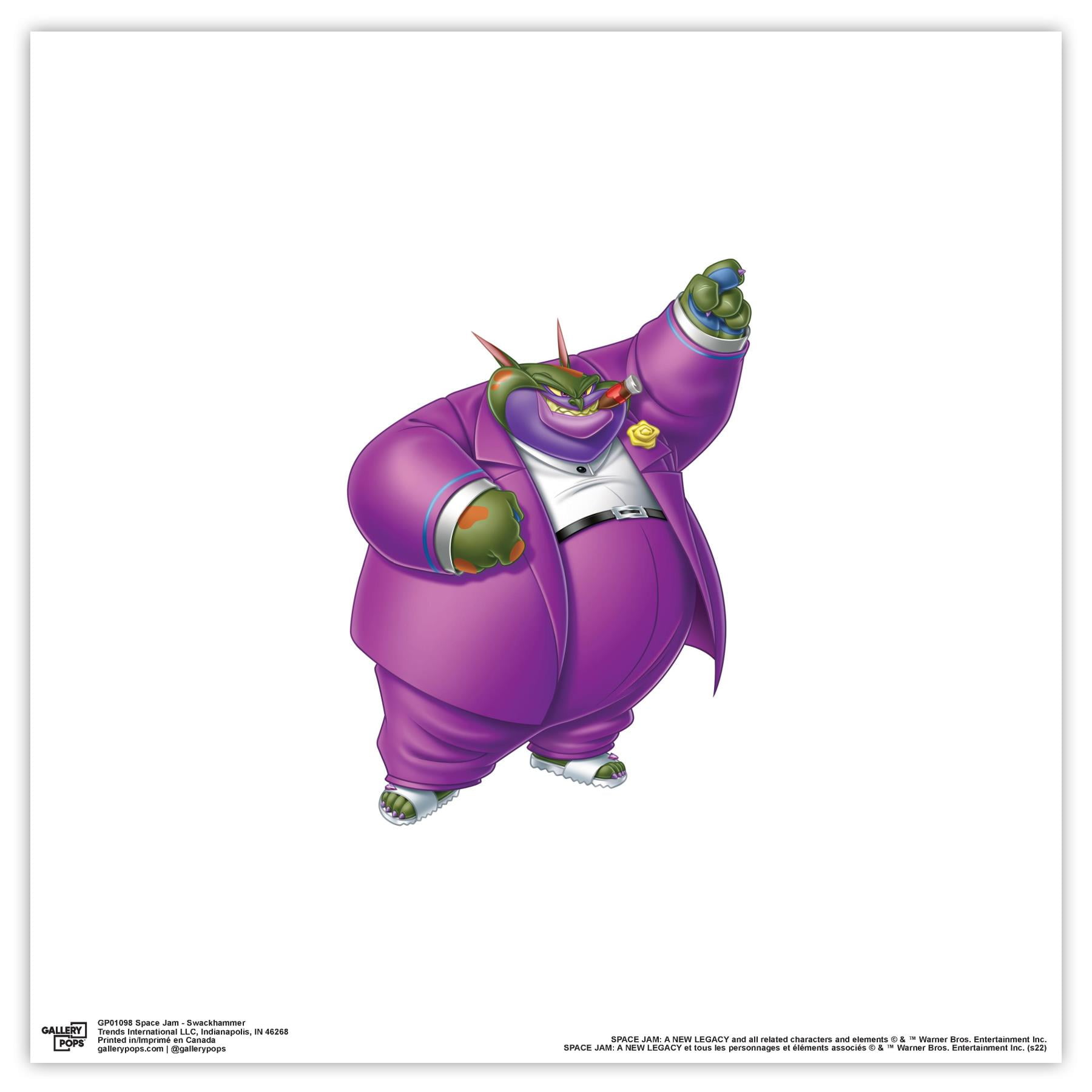 Gallery Pops Space Jam - Swackhammer Wall Art, Unframed Version, 12" x ...