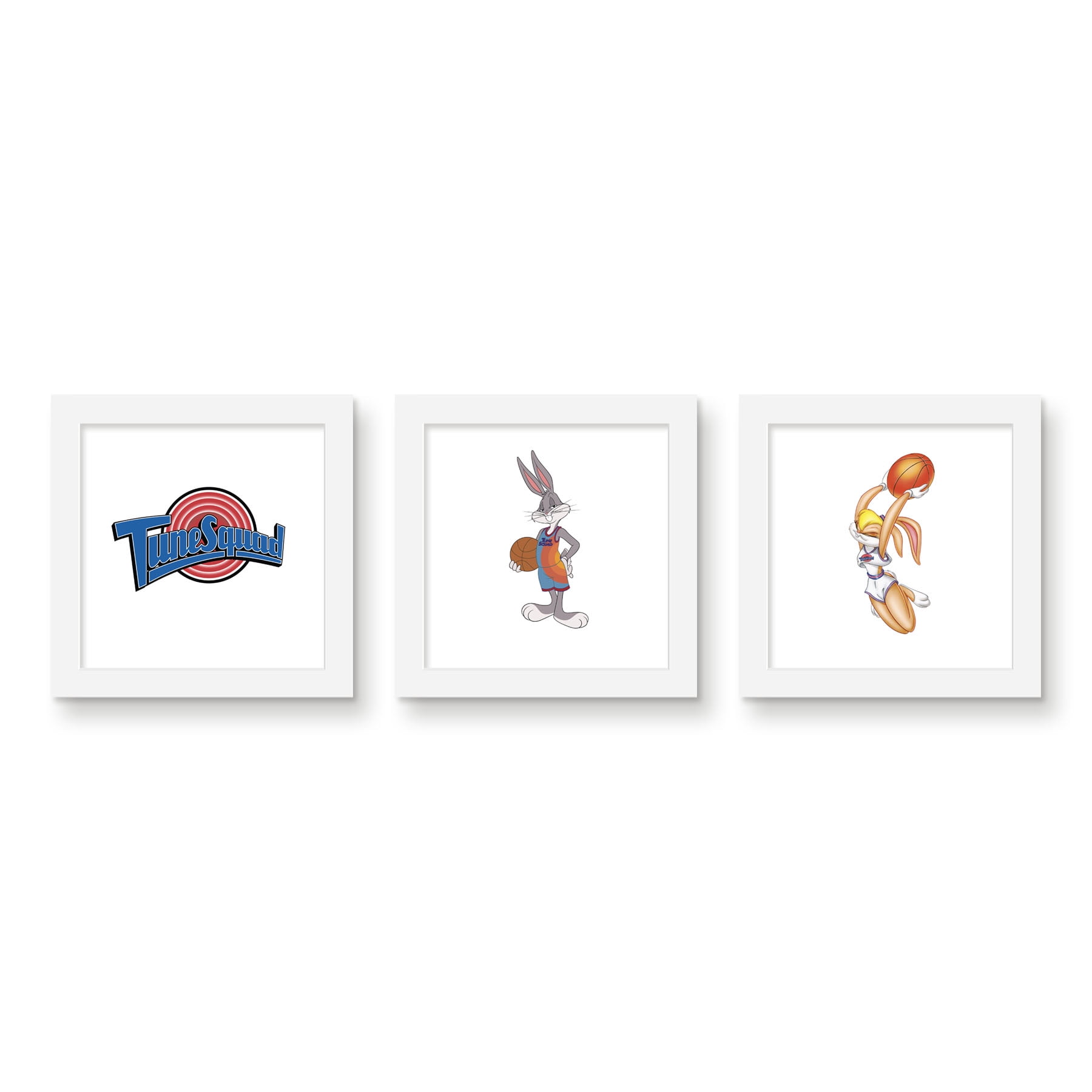 Gallery Pops Space Jam - Tune Squad Wall Art Bundle (3-Pack), White ...