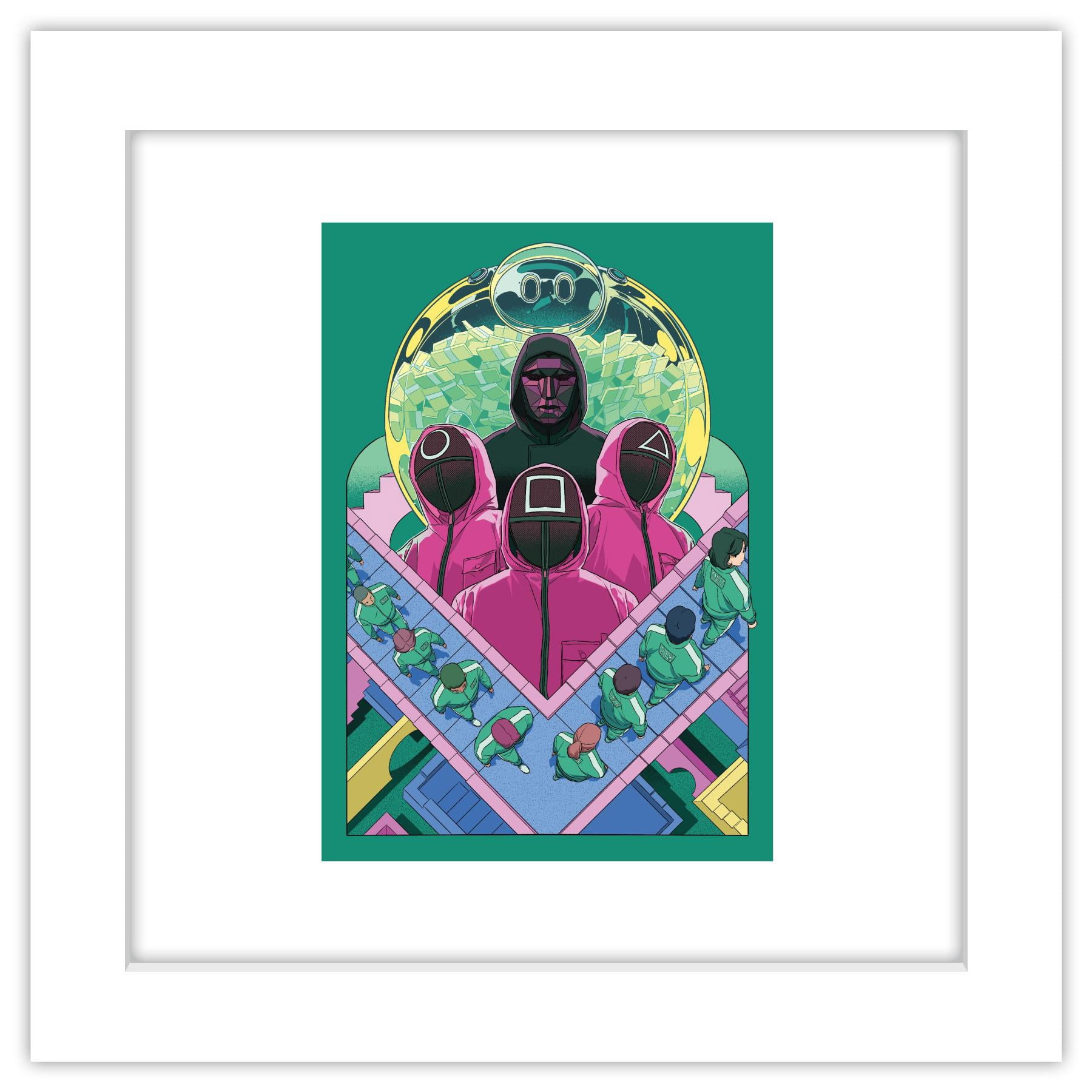 Gallery Pops Squid Game - Front Man Games Graphic Wall Art, White ...
