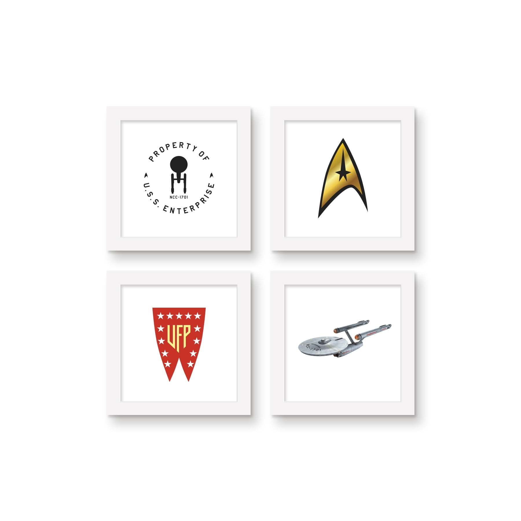 Gallery Pops Star Trek - Trekkie Wall Art Bundle (4-Pack) - Walmart.com