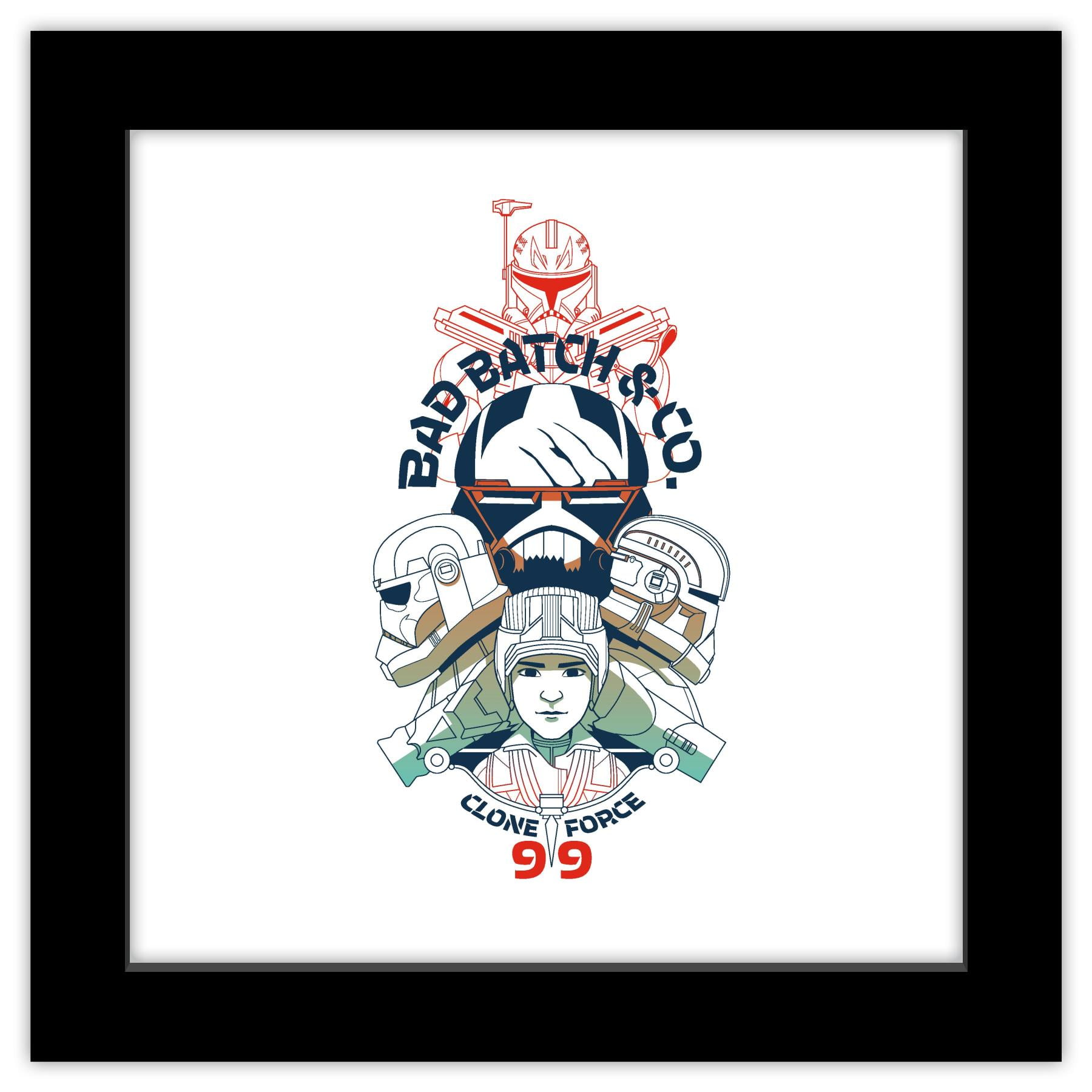 Gallery Pops Star Wars: Bad Batch - Clone Force 99 Badge Wall Art ...
