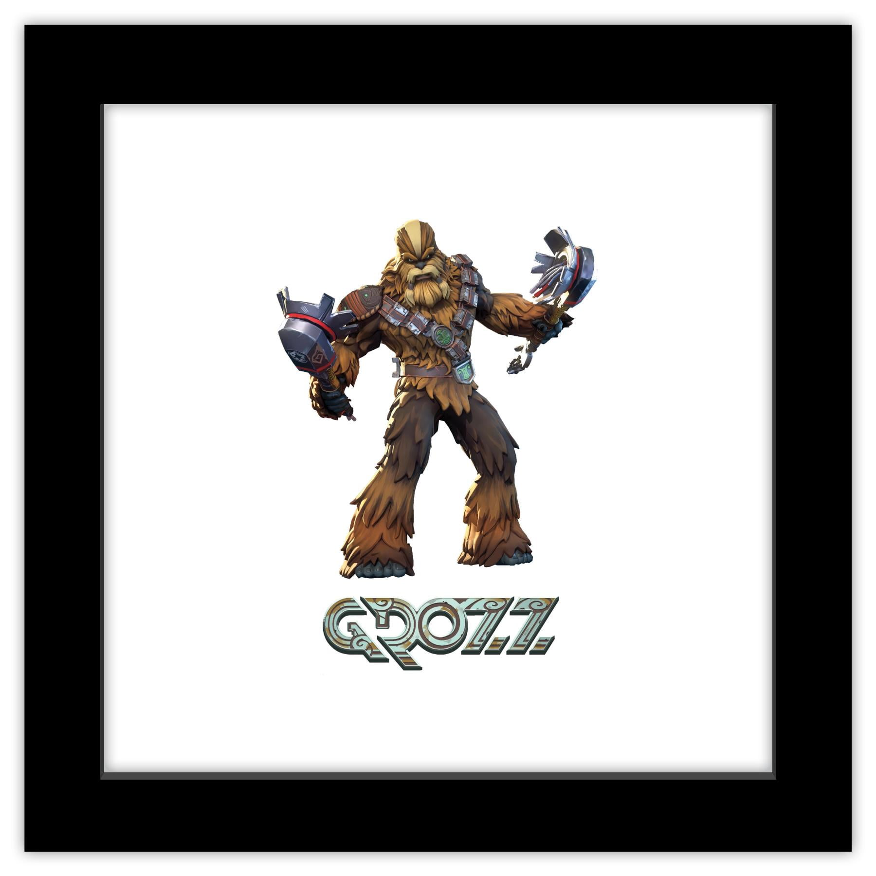 Gallery Pops Star Wars: Hunters - Grozz Wall Art, Black Framed Version ...