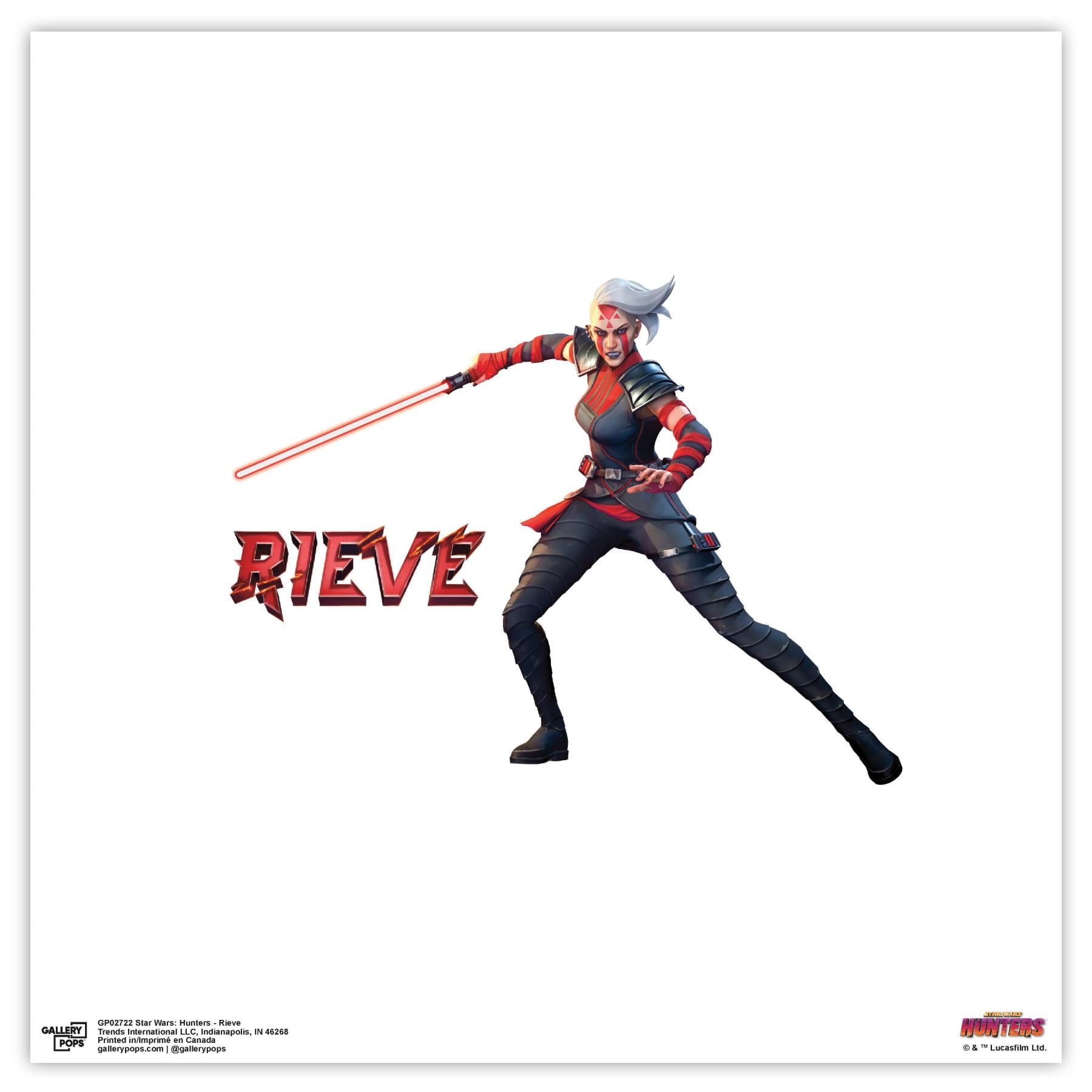 Gallery Pops Star Wars: Hunters - Rieve Wall Art, Unframed Version, 12 ...