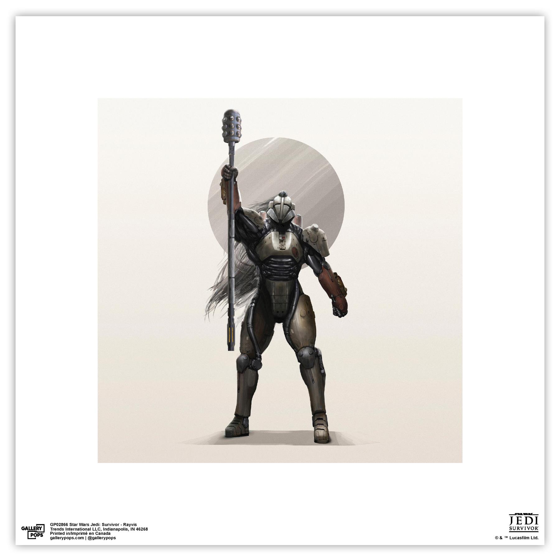 Gallery Pops Star Wars: Jedi: Survivor - Rayvis Wall Art, Unframed ...