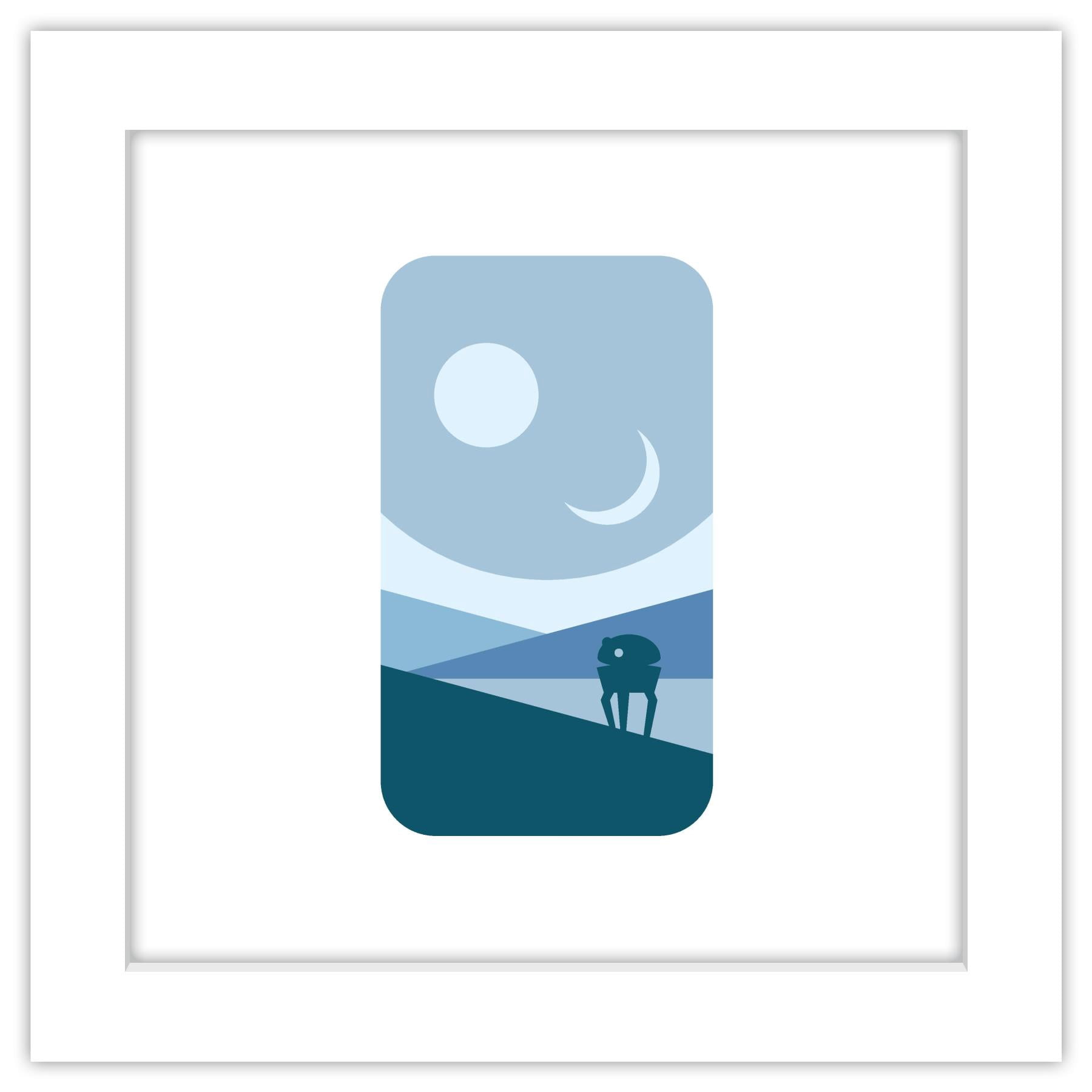Gallery Pops® Star Wars: Jedi Tech Deco - Hoth Minimalist Wall Art ...