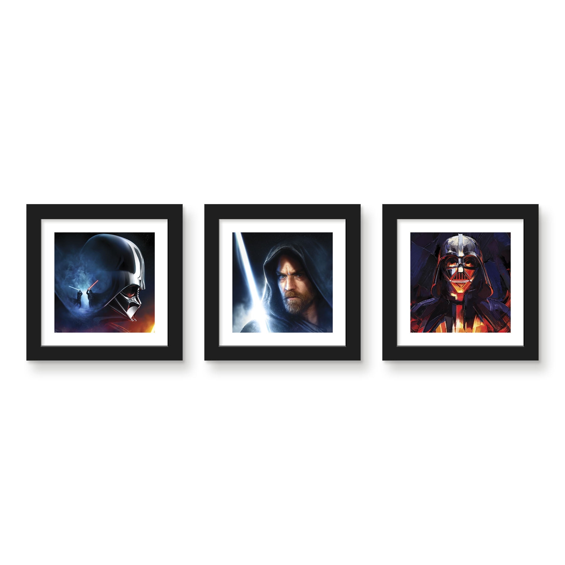 Gallery Pops Star Wars: Obi-Wan Kenobi - Art Wall Art Bundle (3-Pack ...