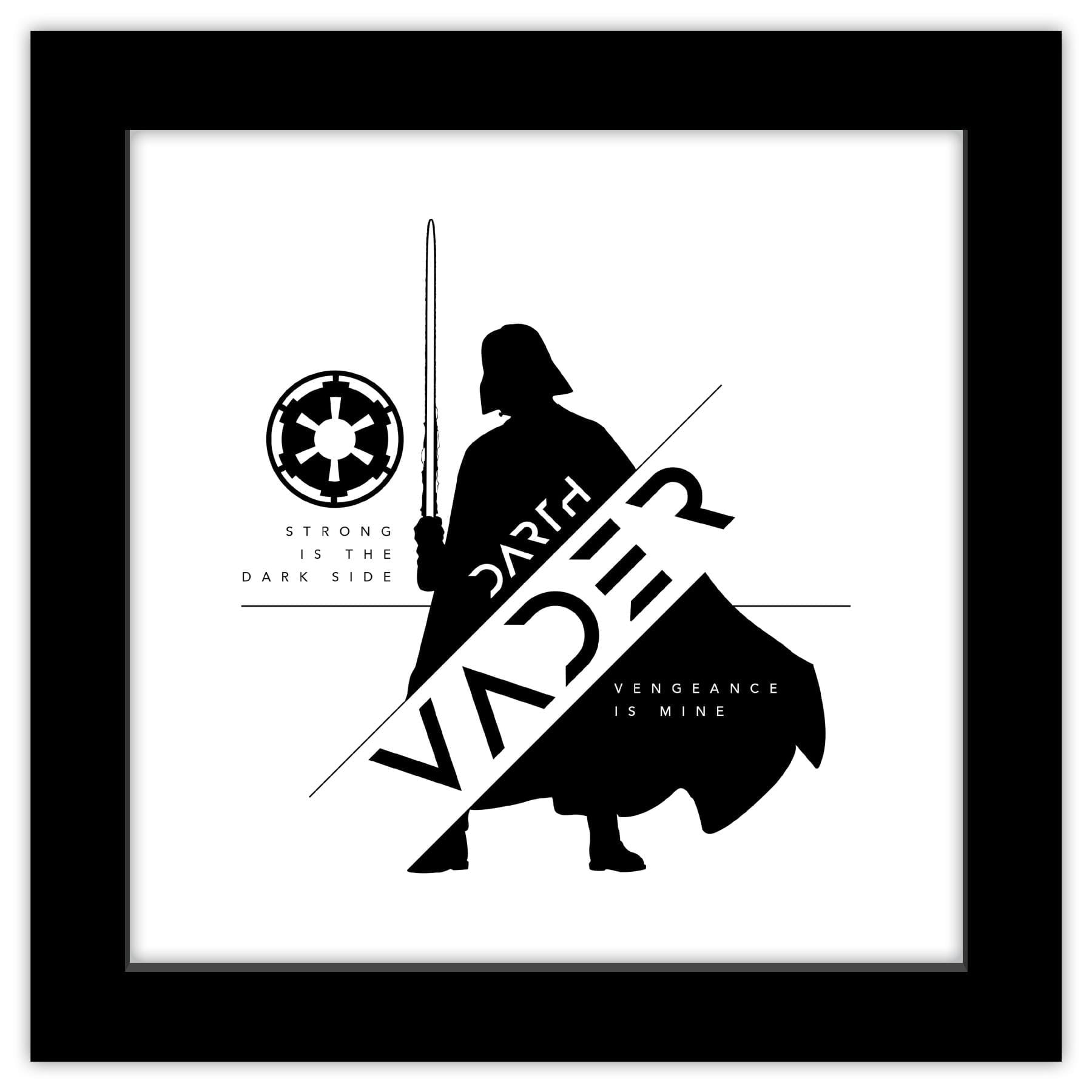 Gallery Pops Star Wars: Obi-Wan Kenobi - Darth Vader Badge Wall Art ...