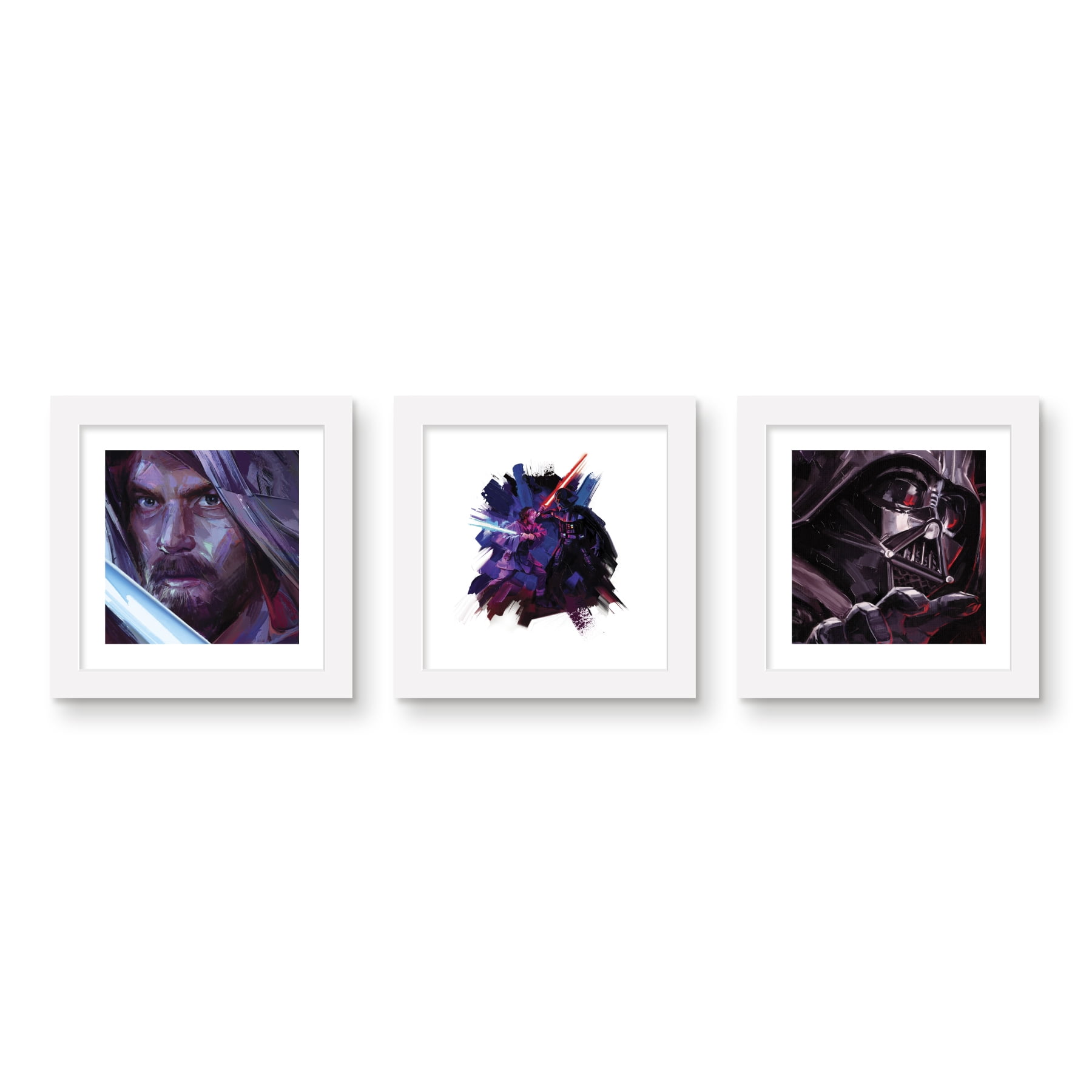Gallery Pops Star Wars: Obi-Wan Kenobi - Duel Wall Art Bundle (3-Pack ...