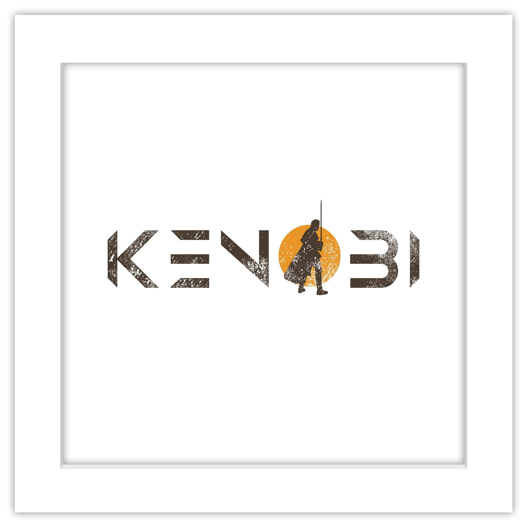 Gallery Pops Star Wars: Obi-Wan Kenobi - Kenobi Distressed Text Wall ...