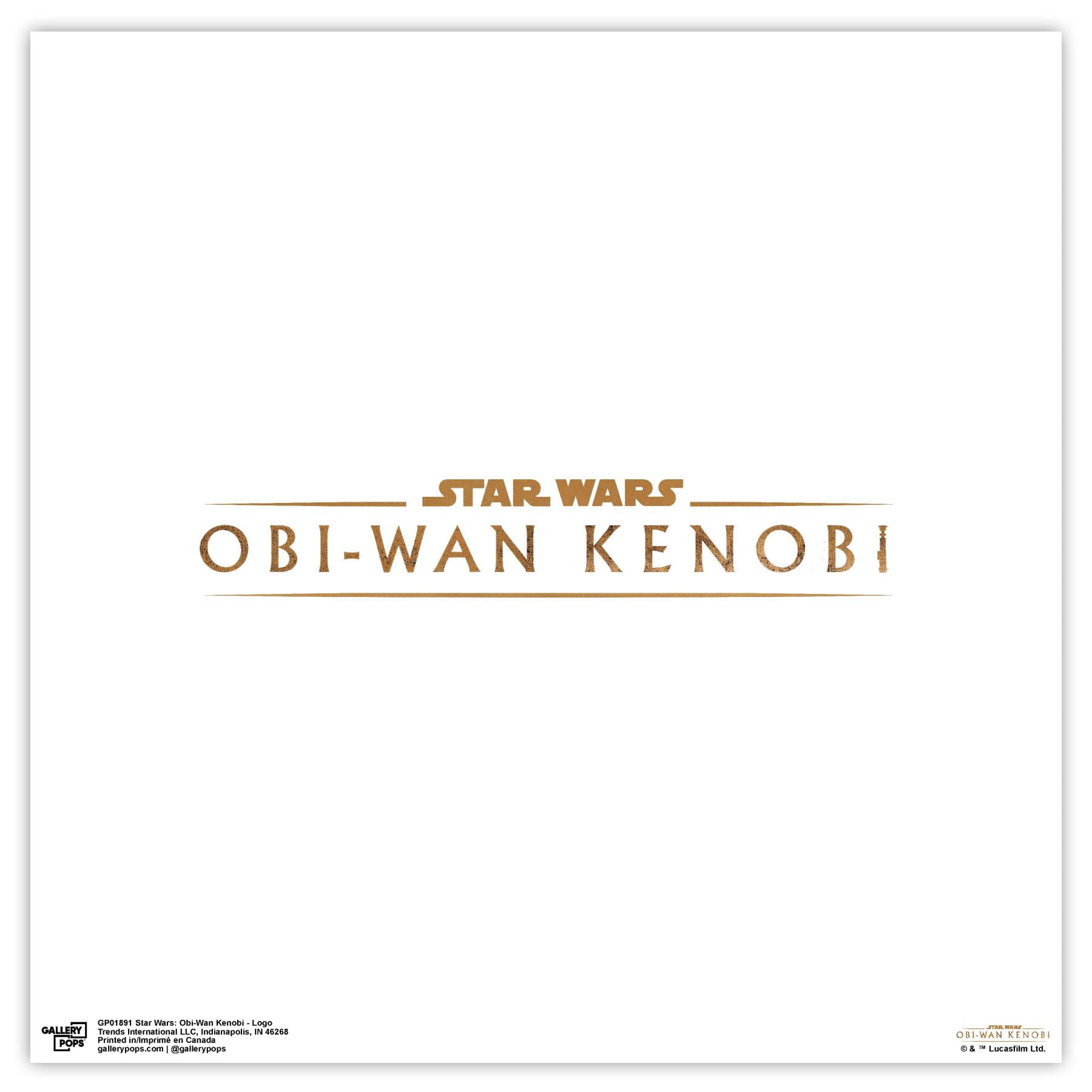 Gallery Pops Star Wars: Obi-Wan Kenobi - Logo Wall Art, Unframed ...