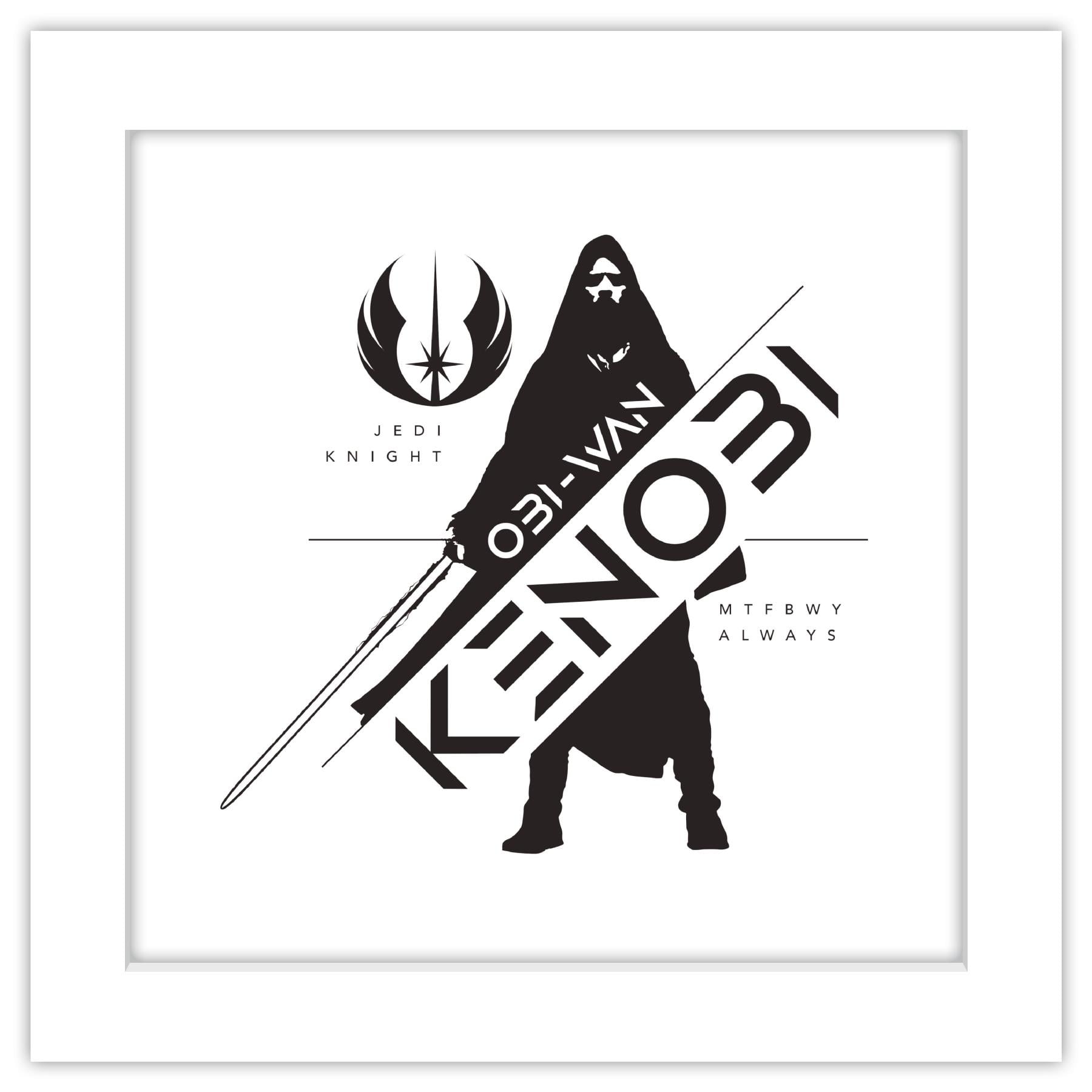 Gallery Pops Star Wars: Obi-Wan Kenobi - Obi-Wan Kenobi Badge Wall Art ...